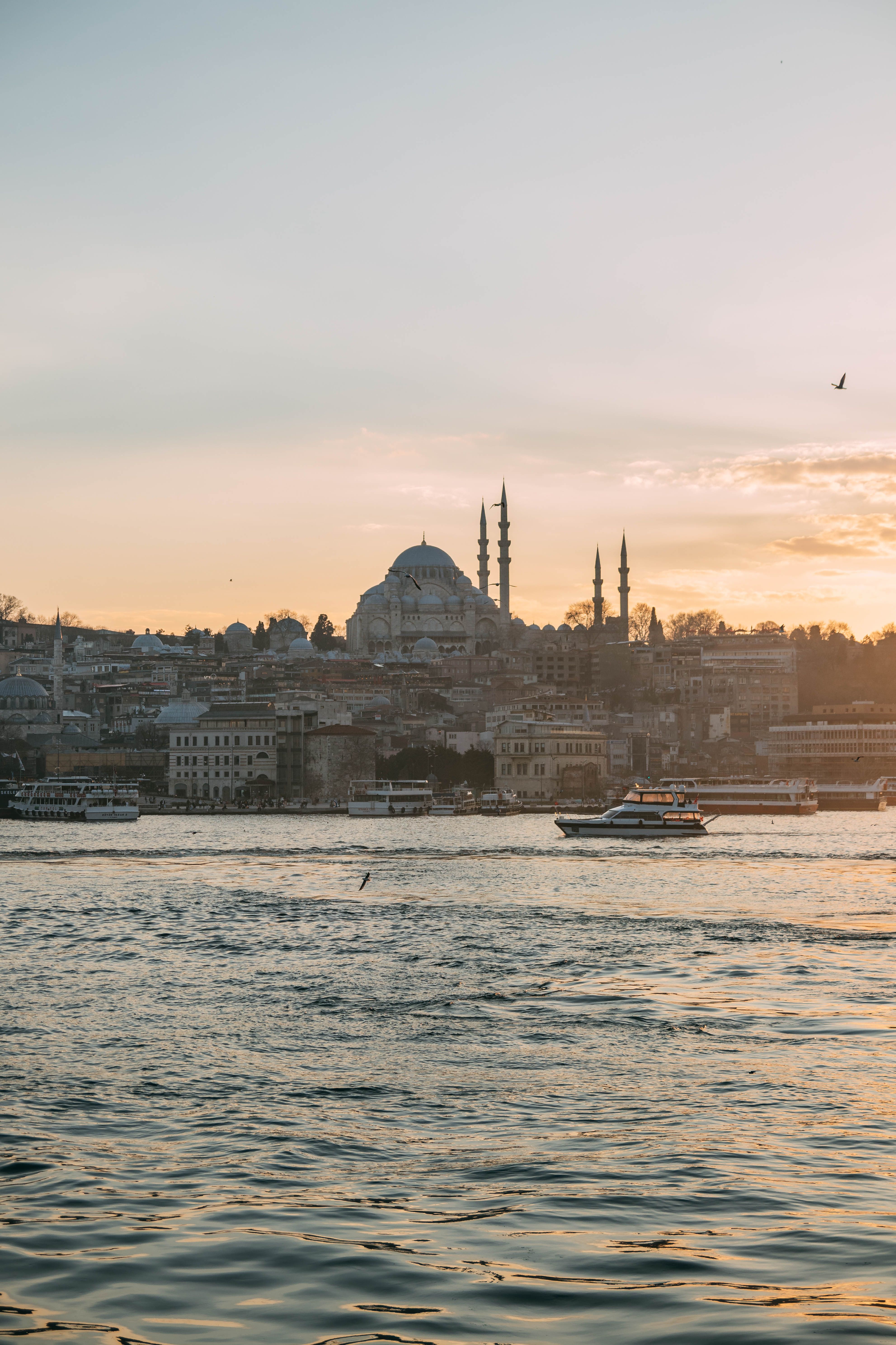 Istanbul Coast from the Bosphorus Strait · Free Stock Photo