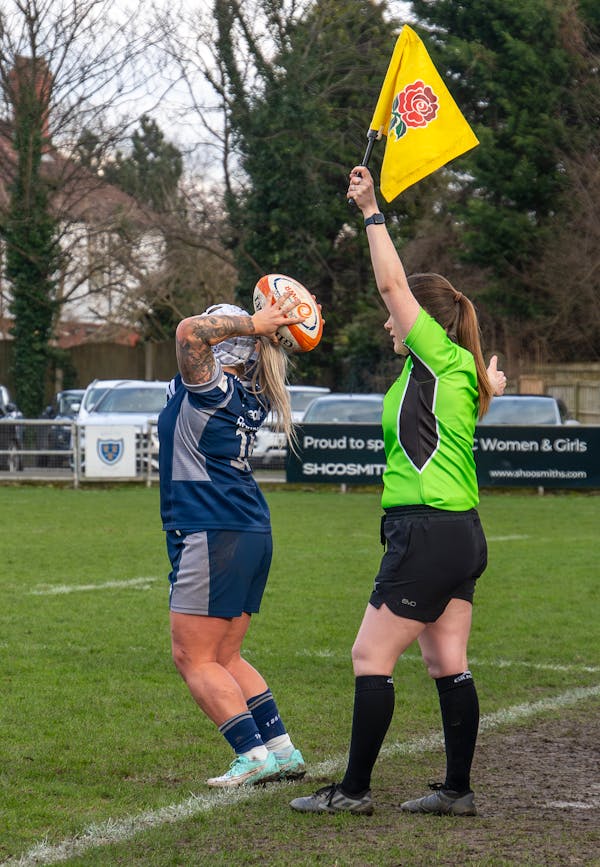 Referee With Offside Flag Photos, Download The BEST Free Referee With ...