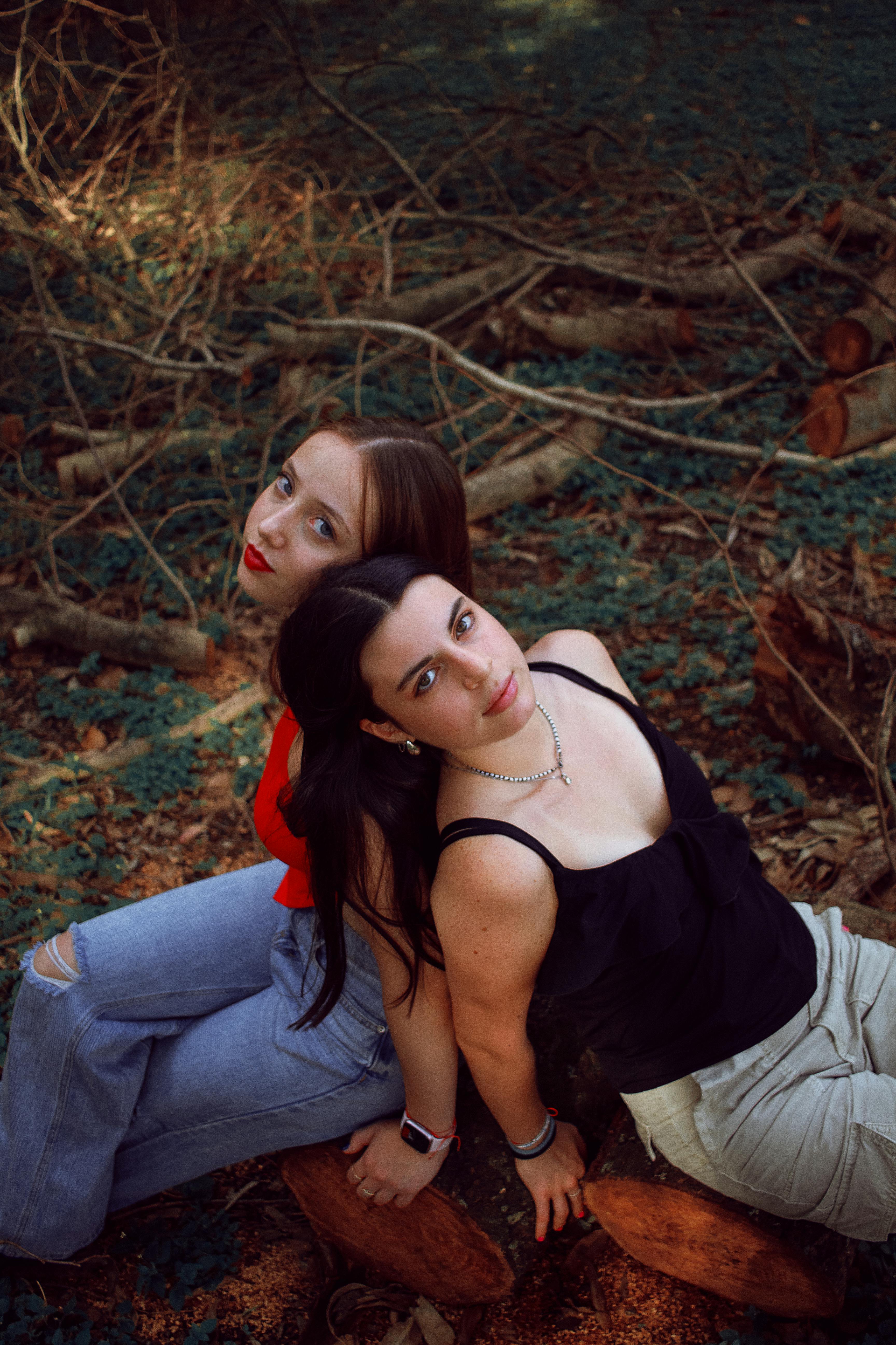 Women Posing in a Forest · Free Stock Photo
