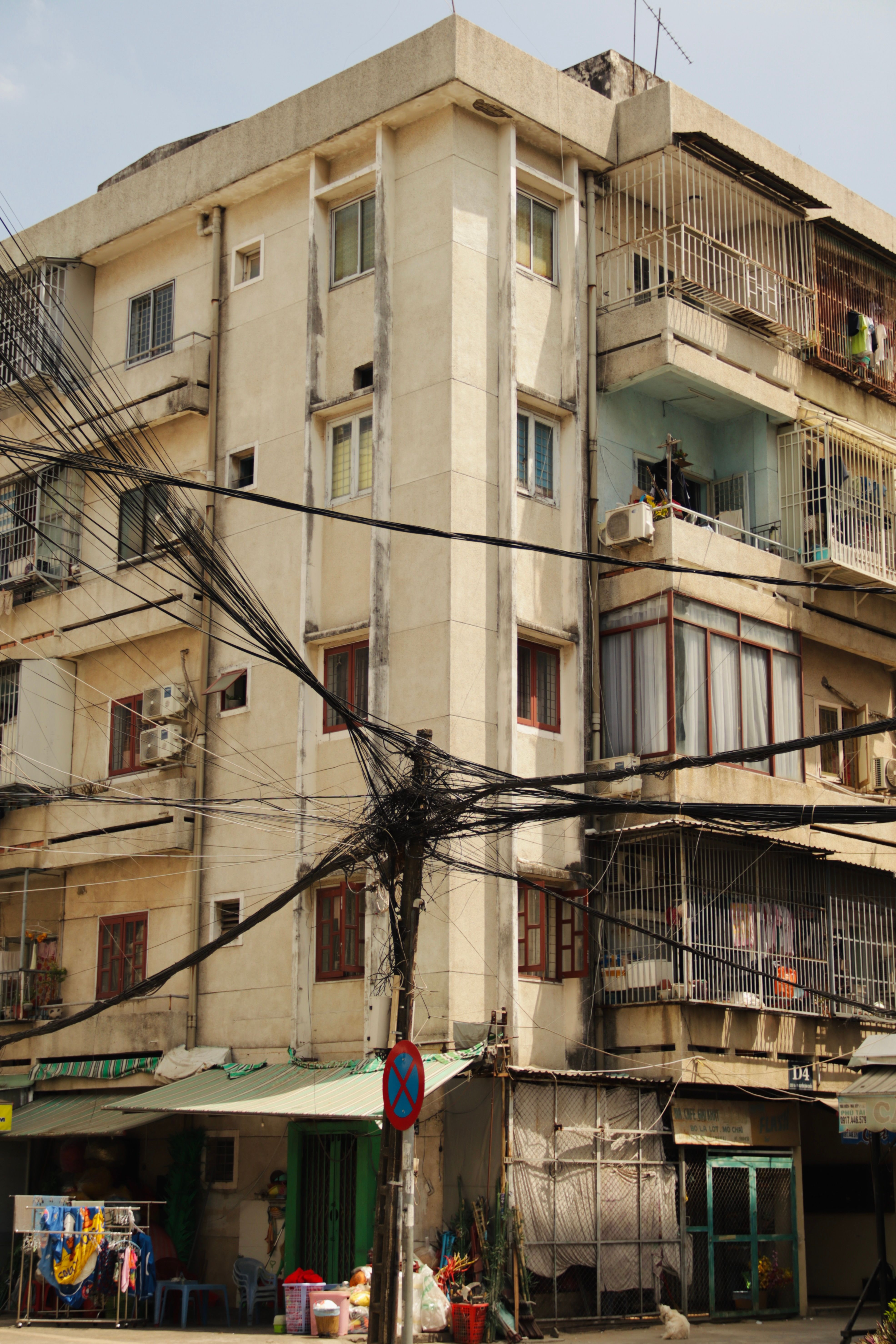 A Utility Pole in a City · Free Stock Photo