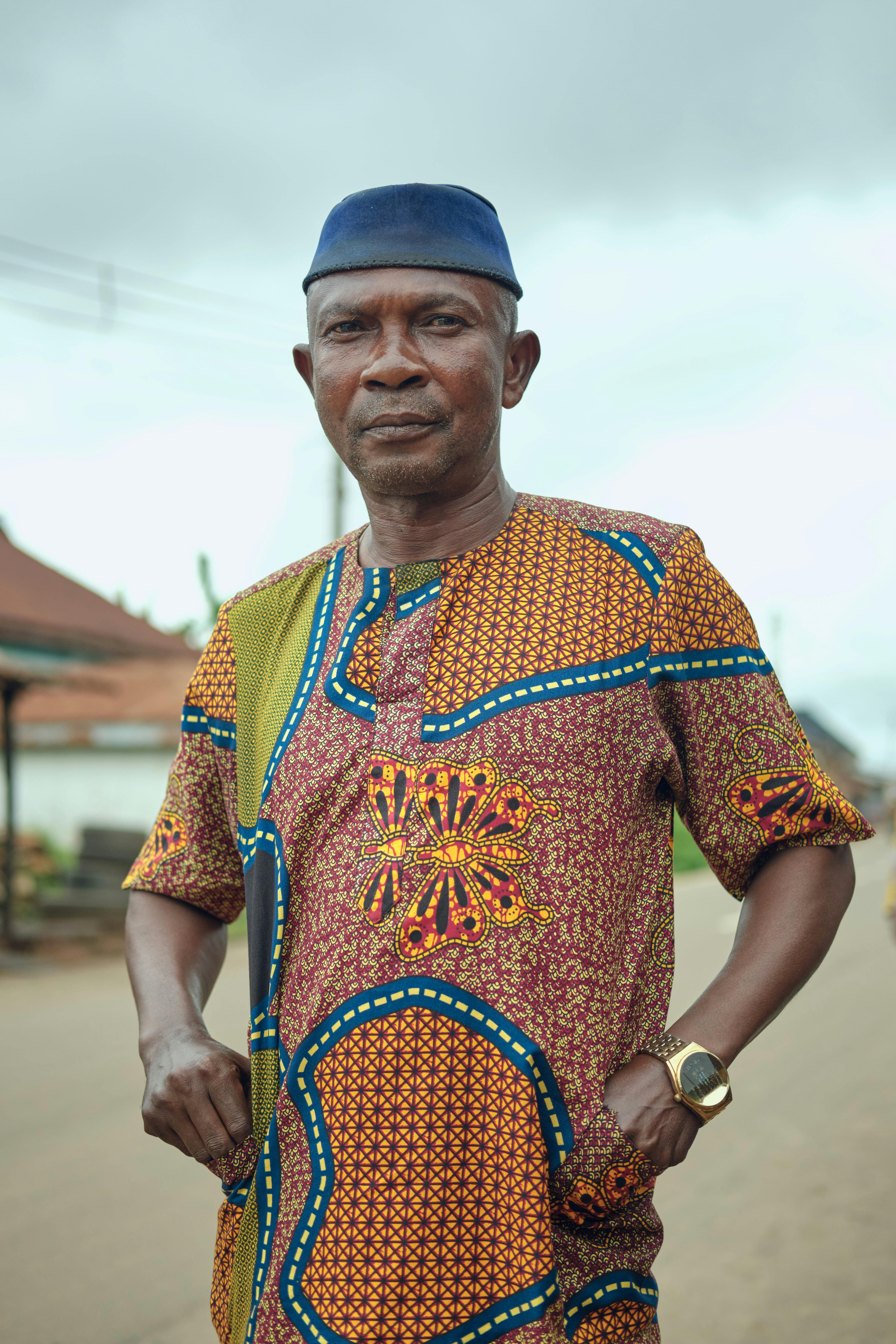 Portrait of Man in Traditional Clothing · Free Stock Photo