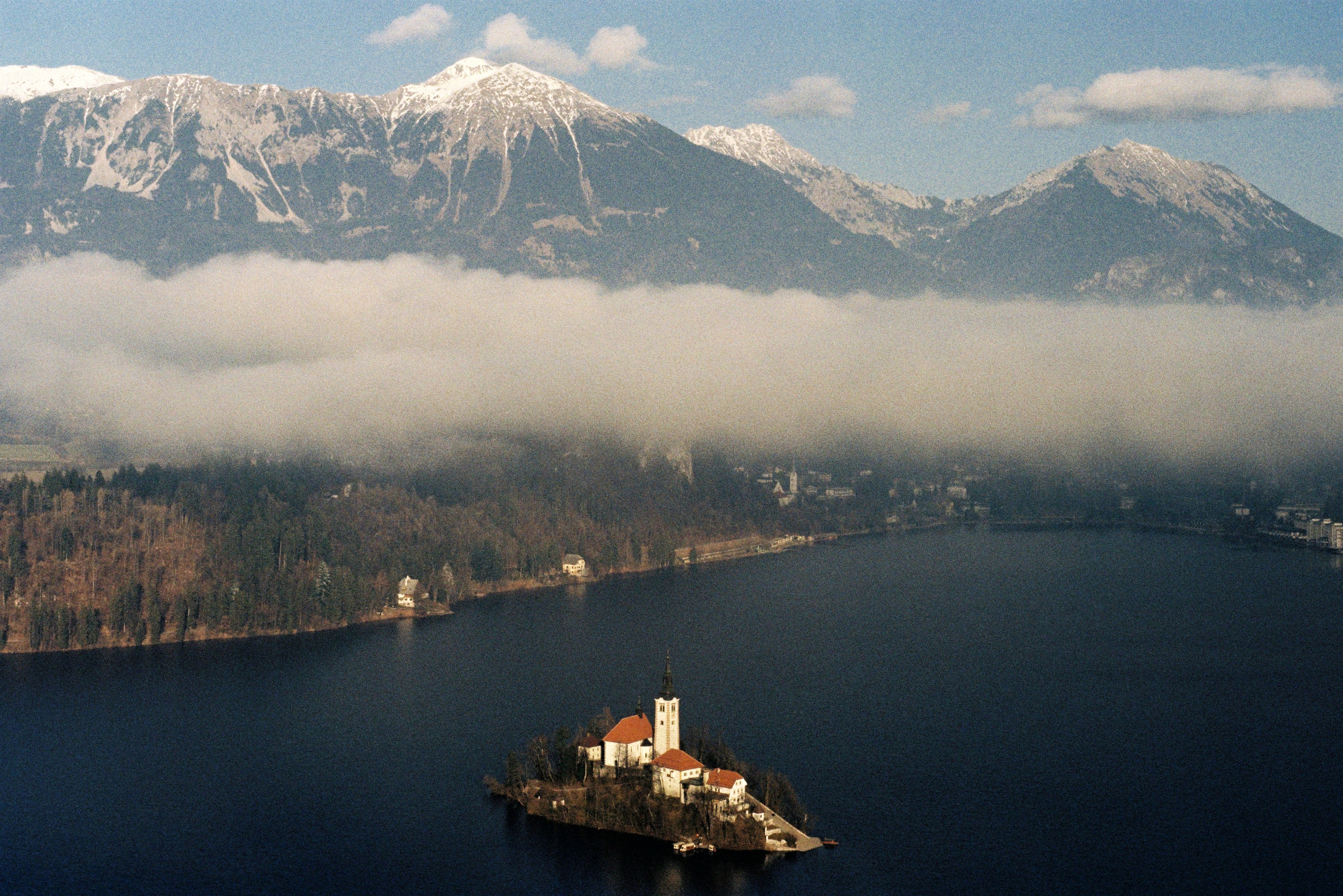 Cloud over Lake Bled in Slovenia · Free Stock Photo