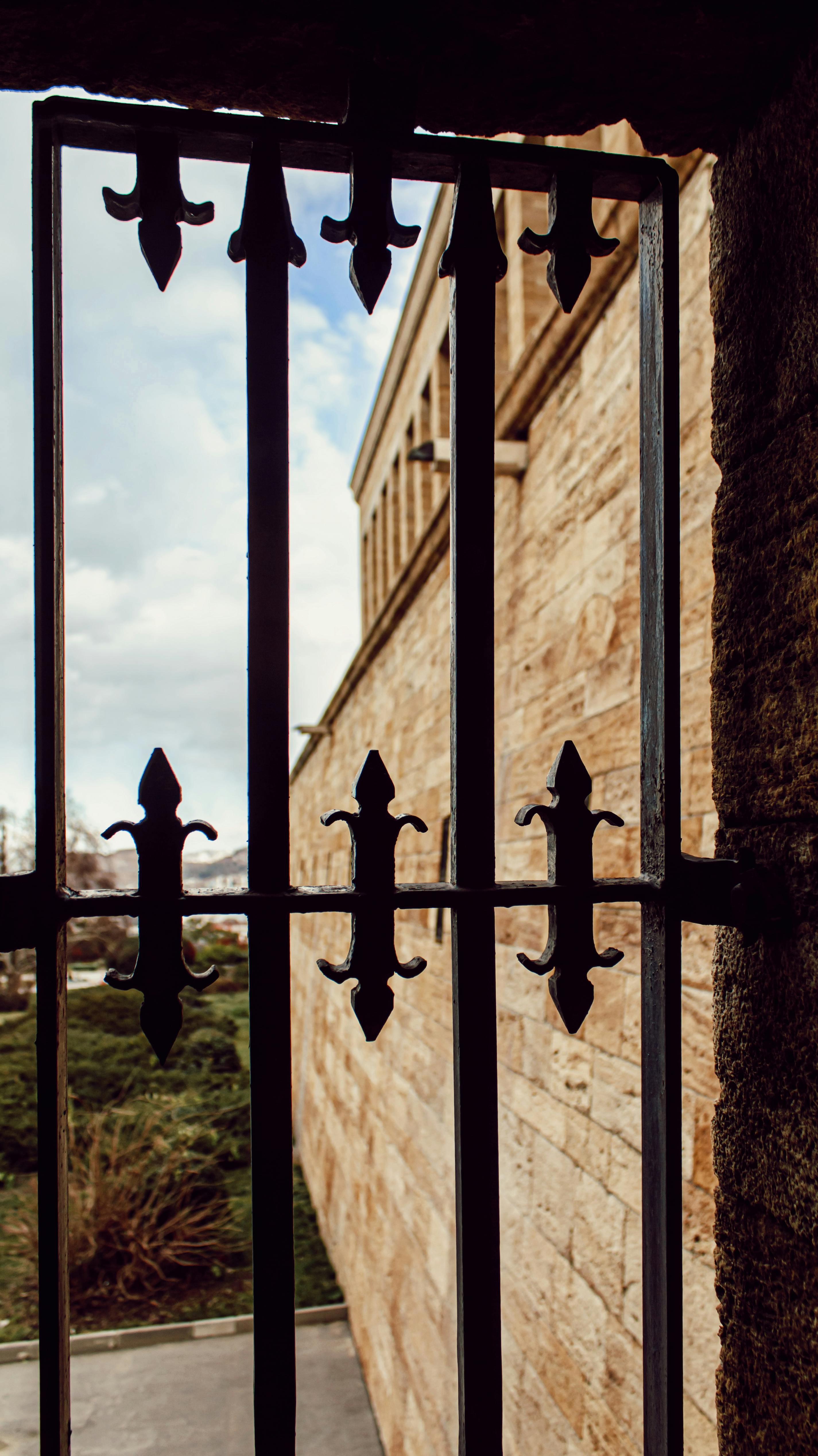 Vintage Bars on Window · Free Stock Photo