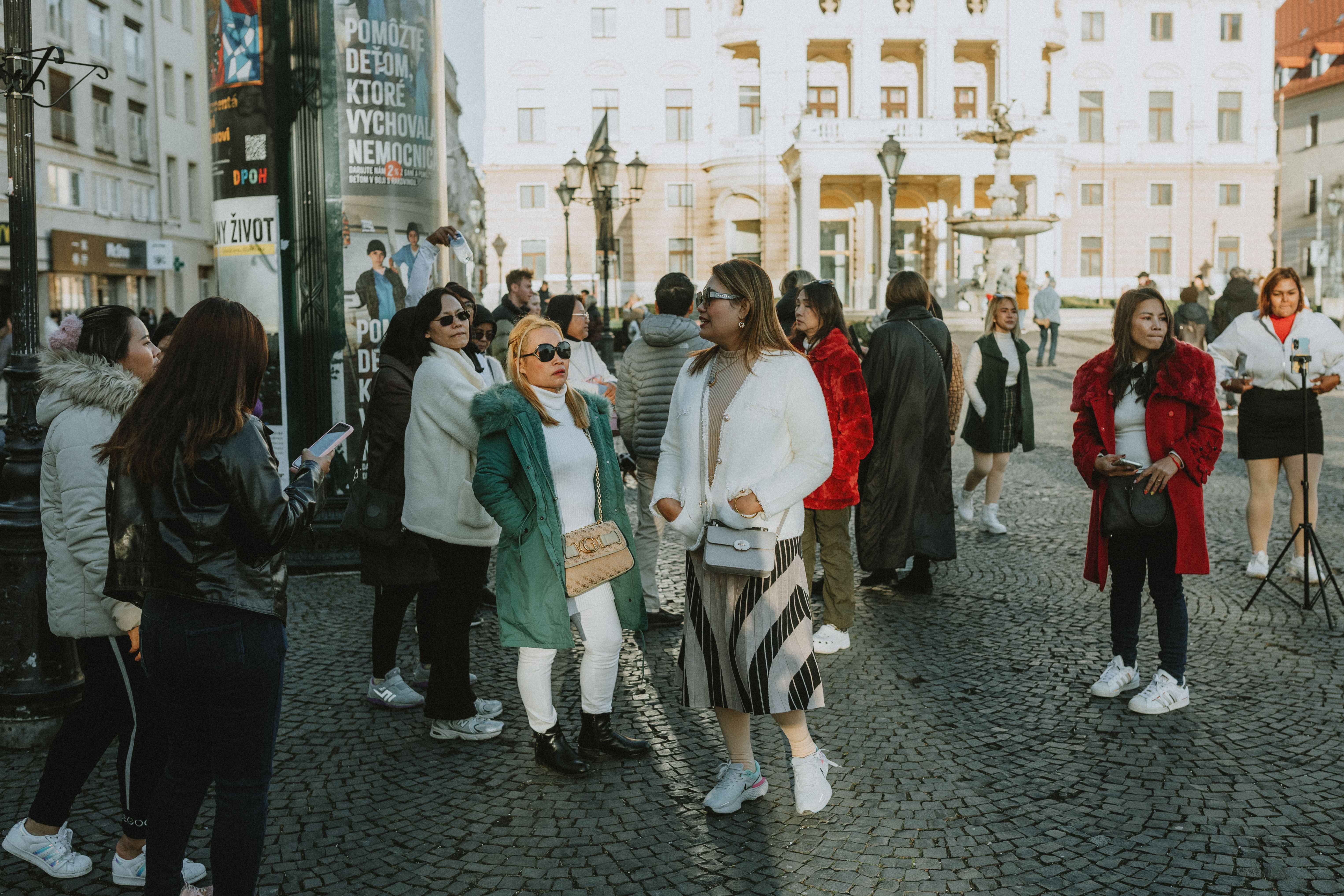 Women on Street in Prague · Free Stock Photo