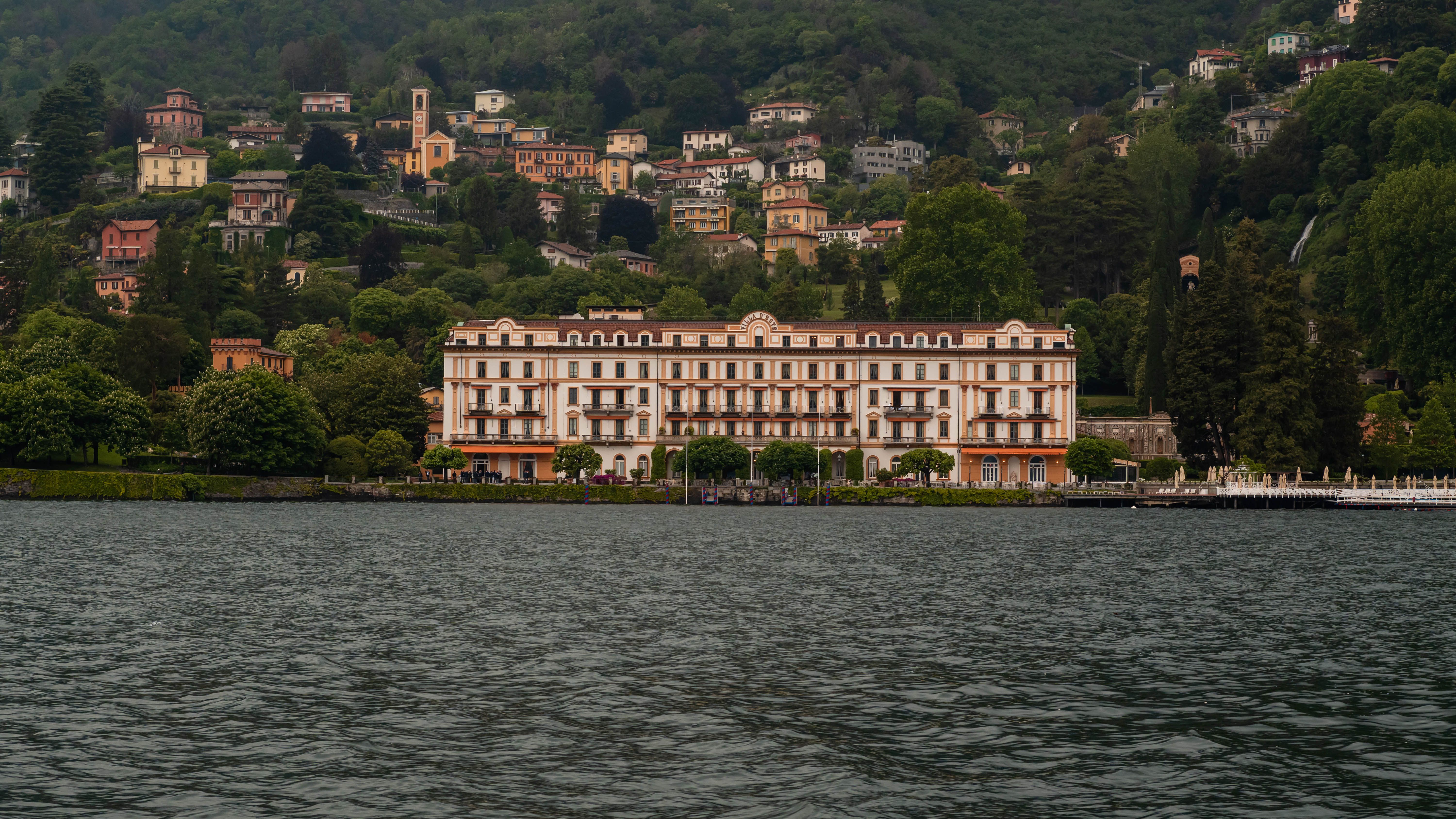 Buildings in Town over Como Lake in Italy · Free Stock Photo