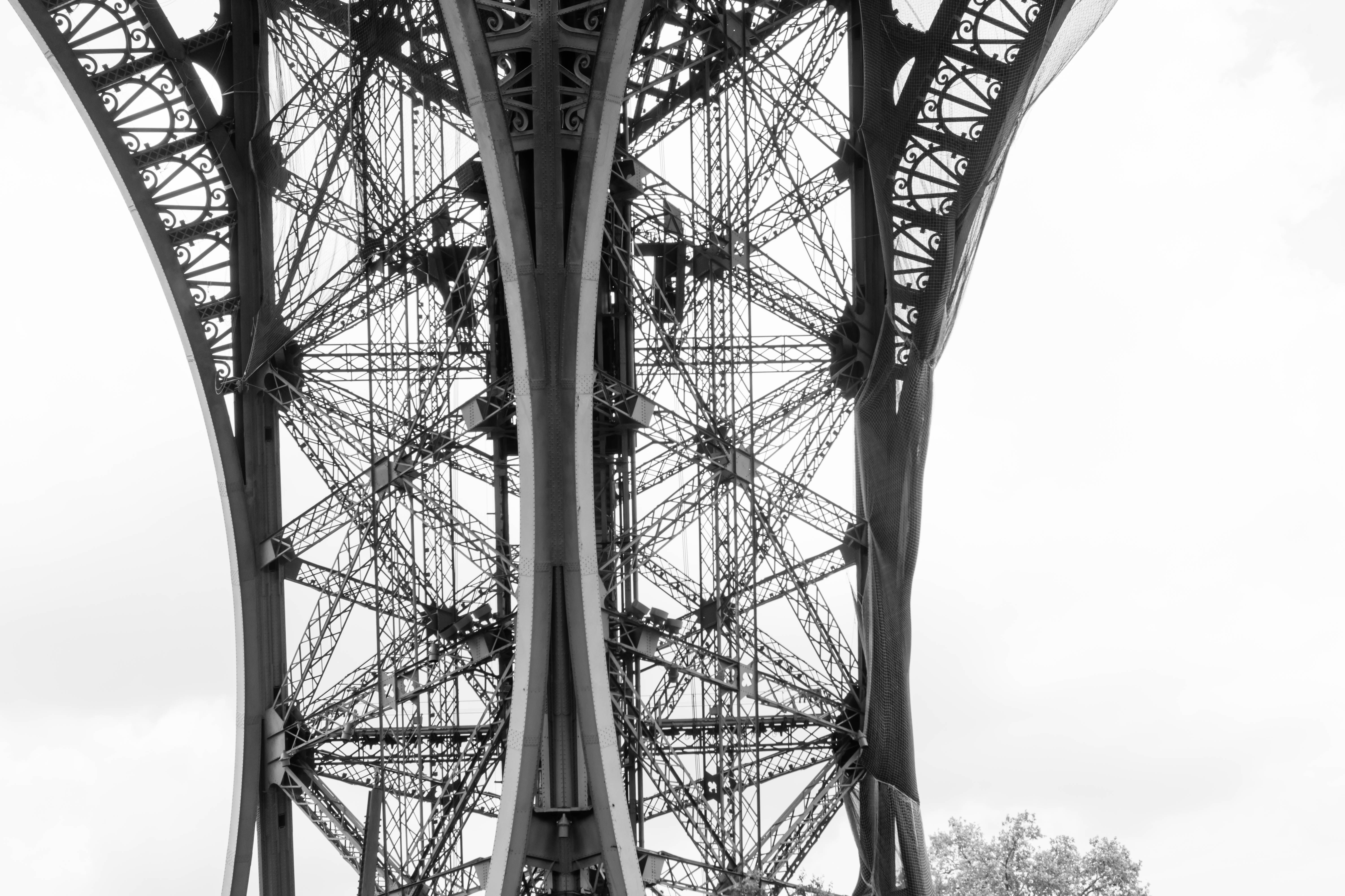 Steel Beams of Eiffel Tower · Free Stock Photo
