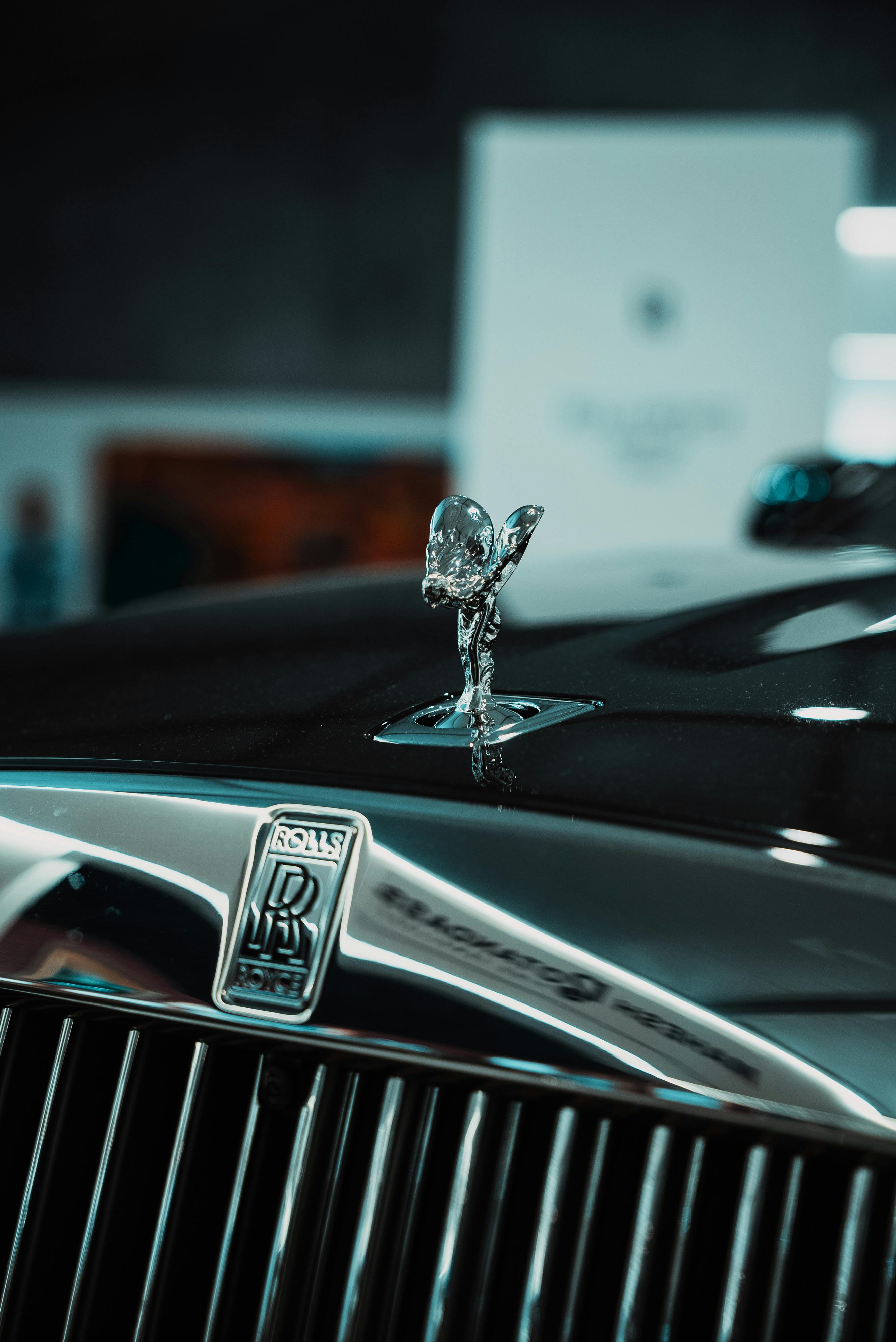 The Spirit of Ecstasy Sculpture on Rolls Royce Car Hood · Free Stock Photo