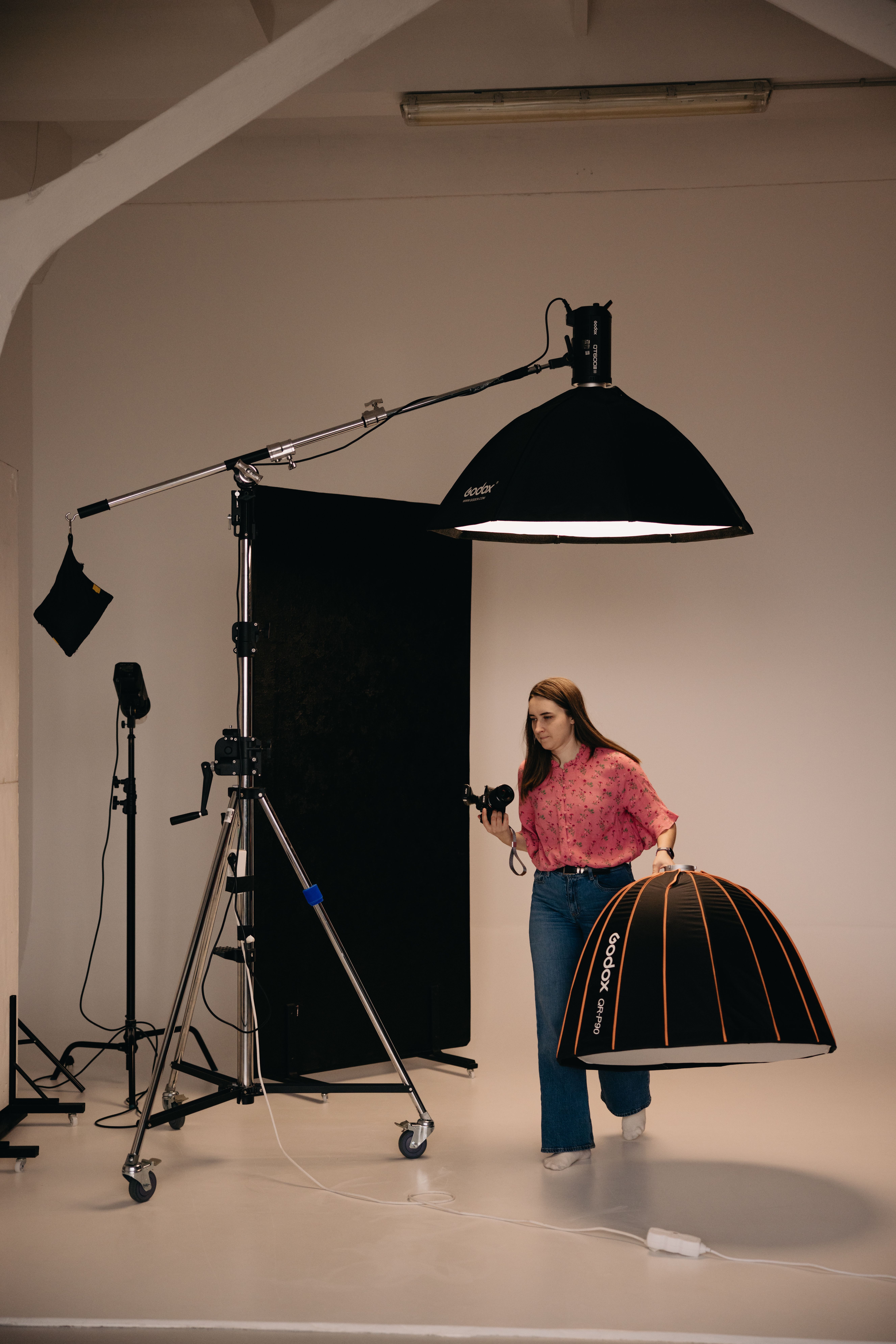 Woman Working in Studio · Free Stock Photo