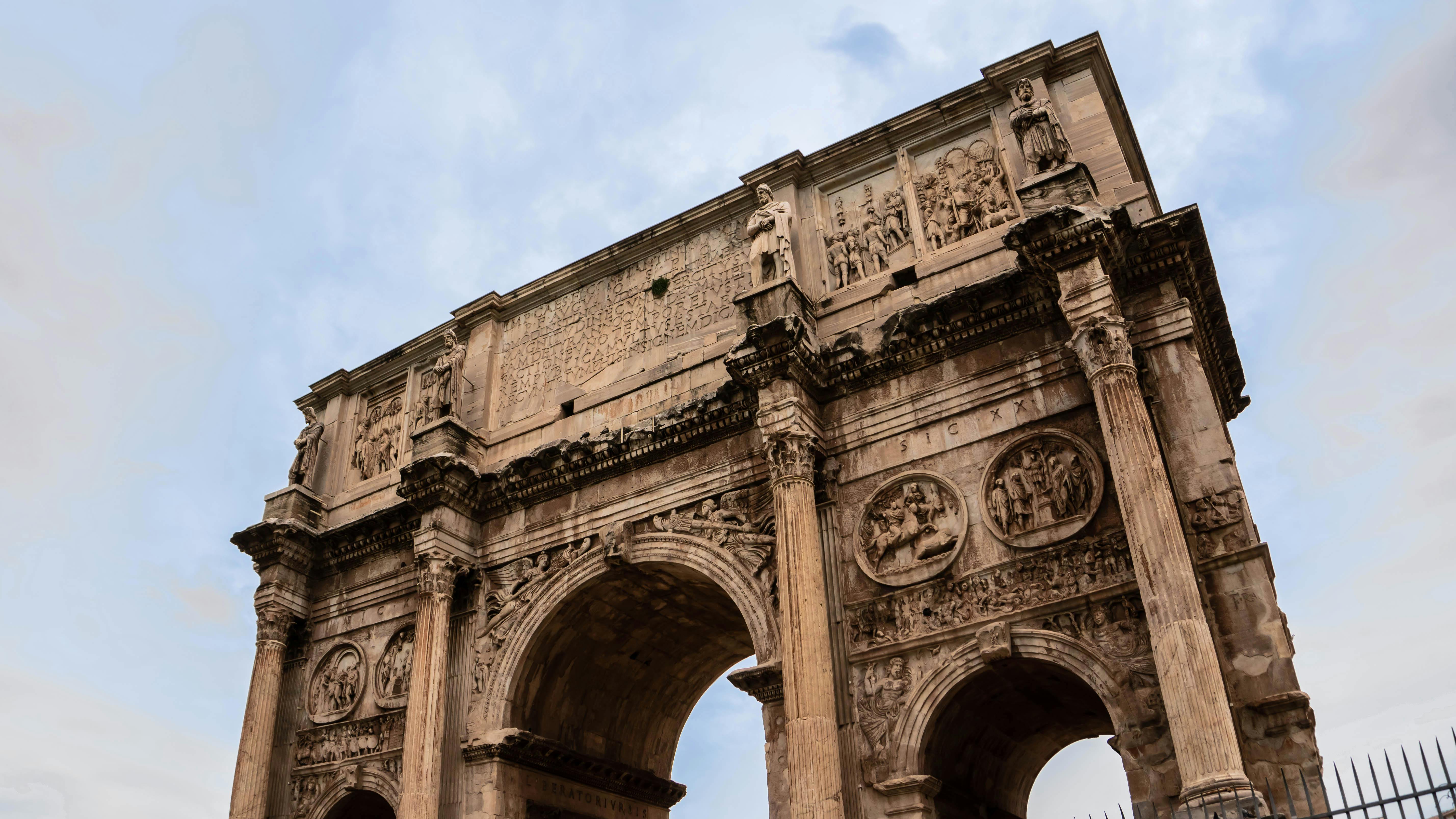Arch of Constantine in Rome · Free Stock Photo