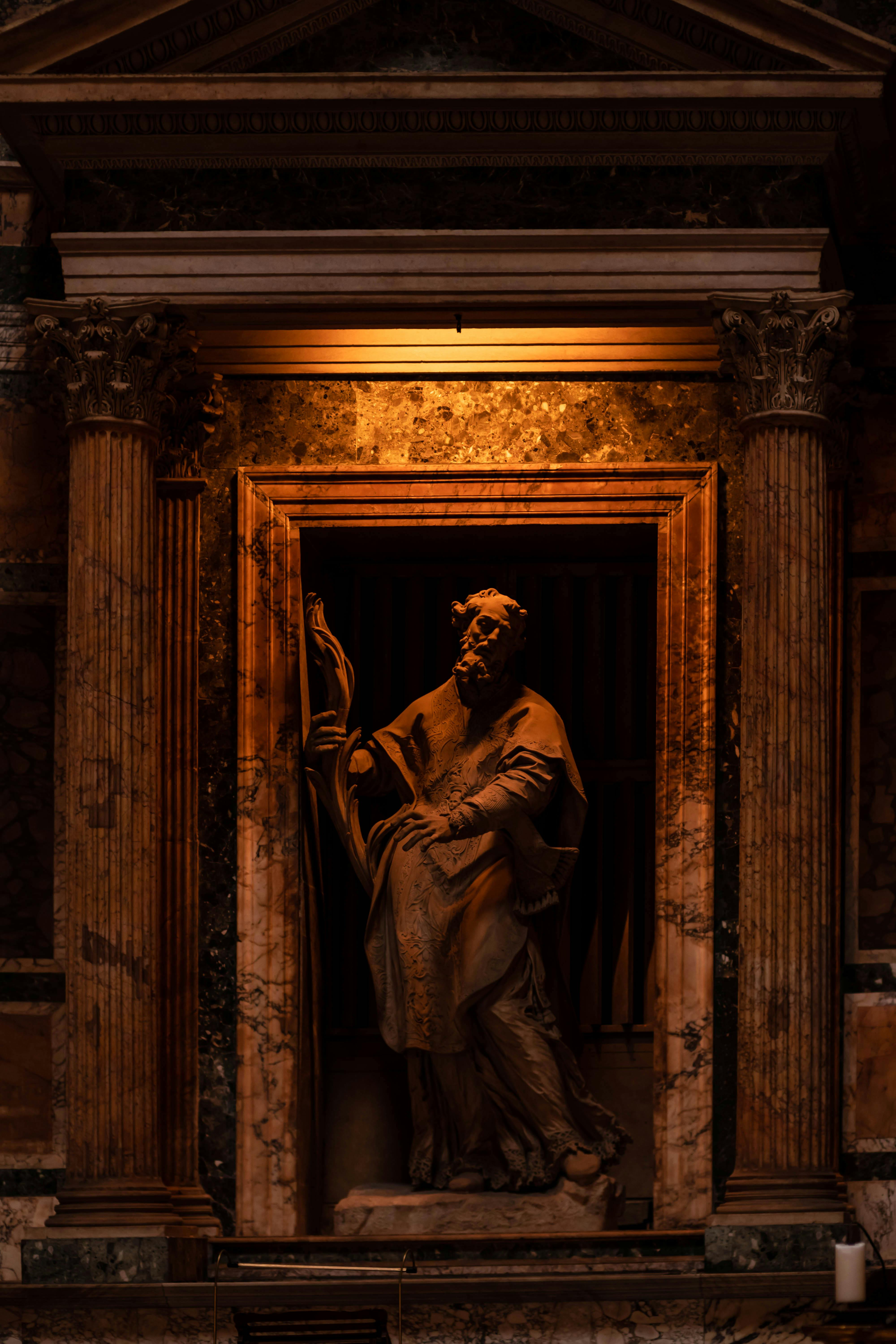 A Sculpture Inside the Pantheon, Rome, Italy · Free Stock Photo