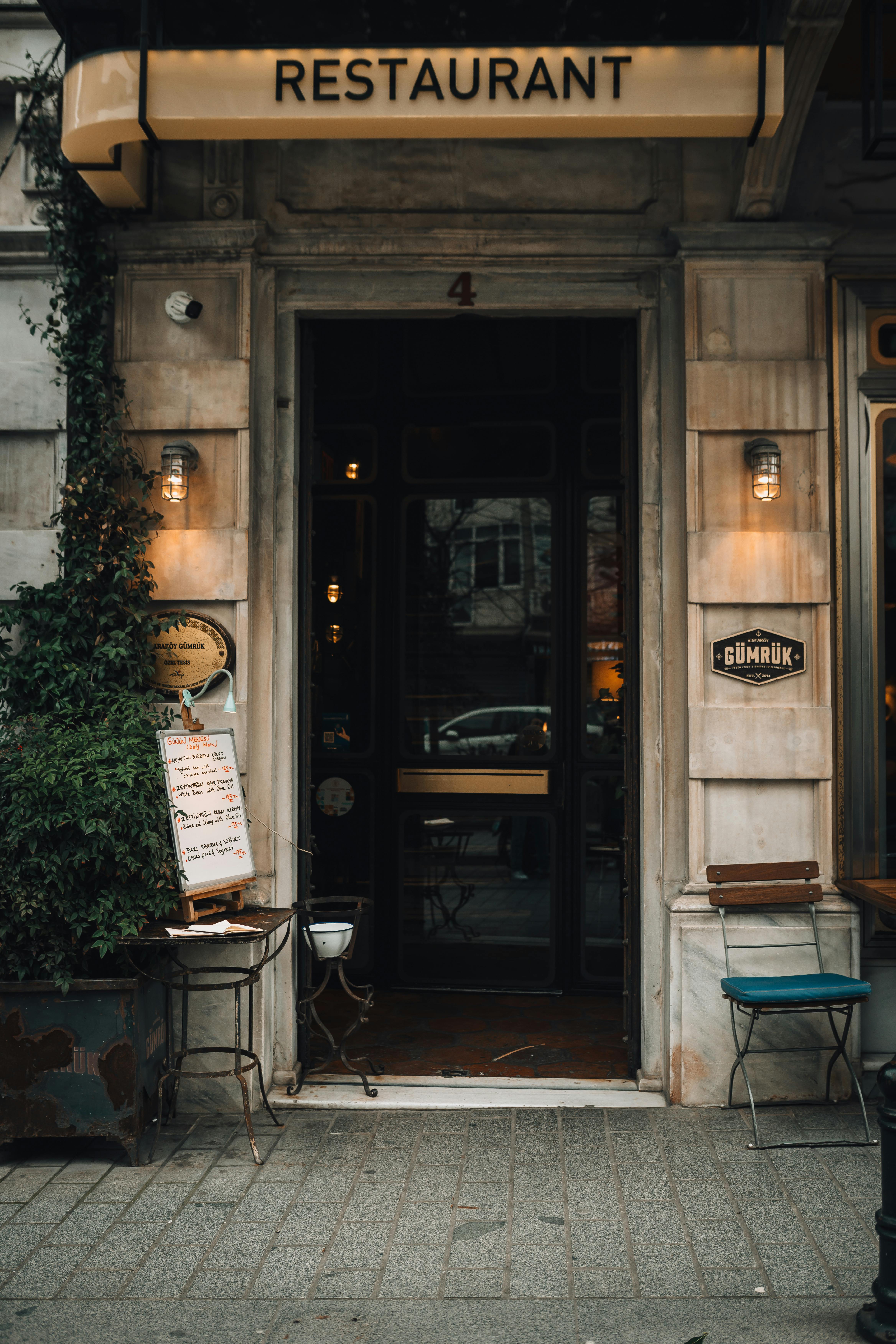 Restaurant Entrance Door · Free Stock Photo