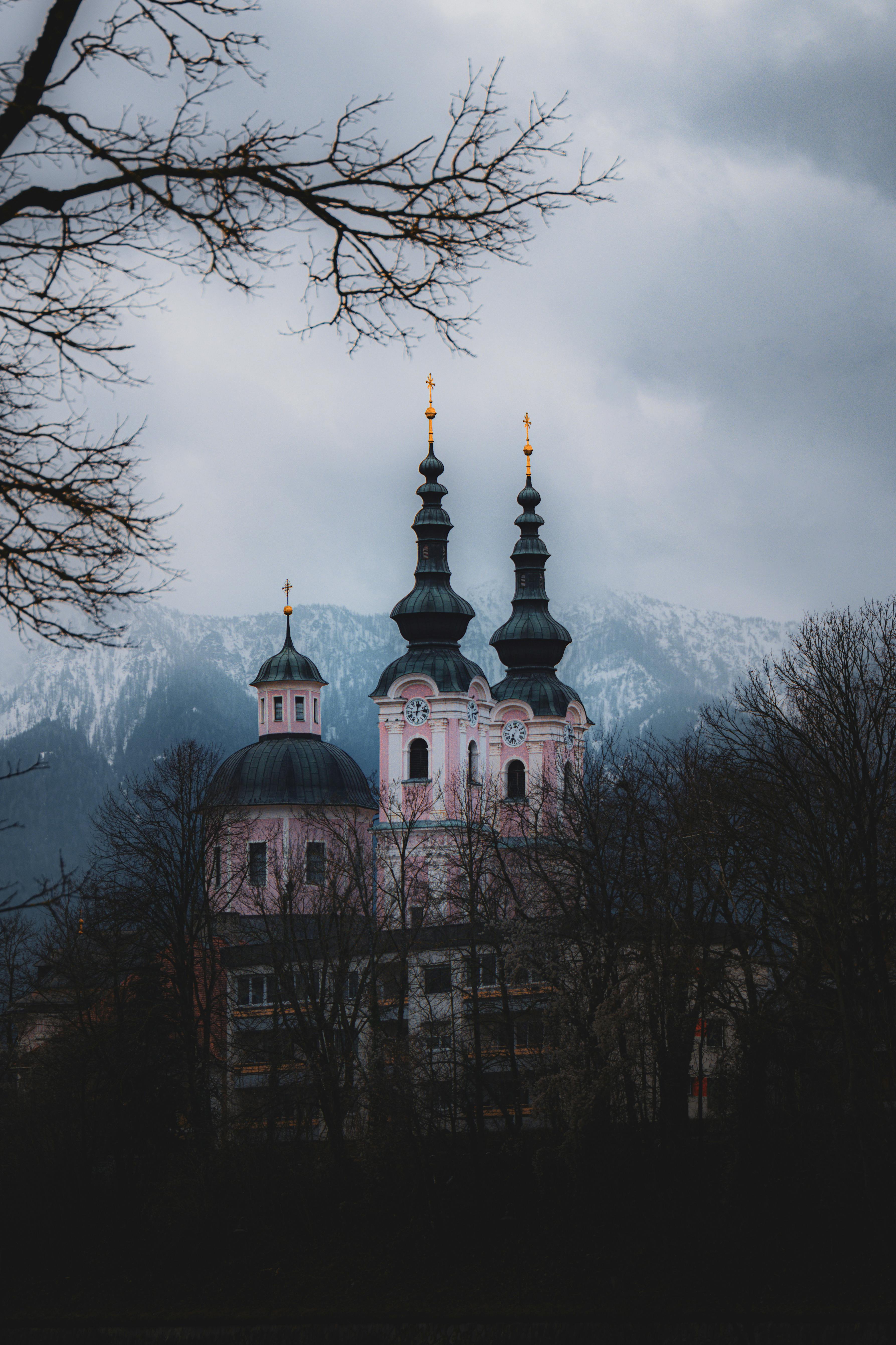 A Church in Mountains · Free Stock Photo