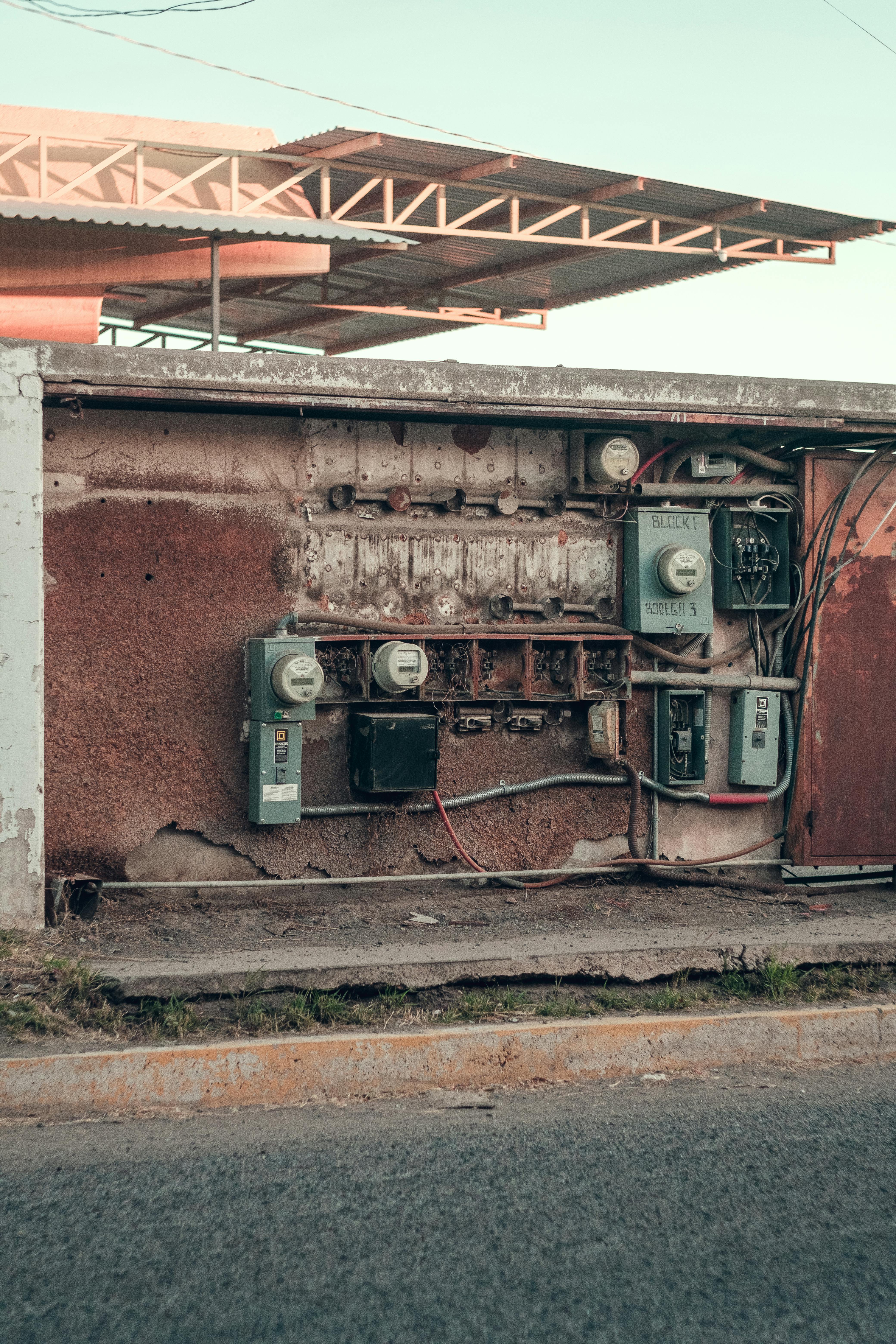 Close-up Photography of a Utility Boxes · Free Stock Photo