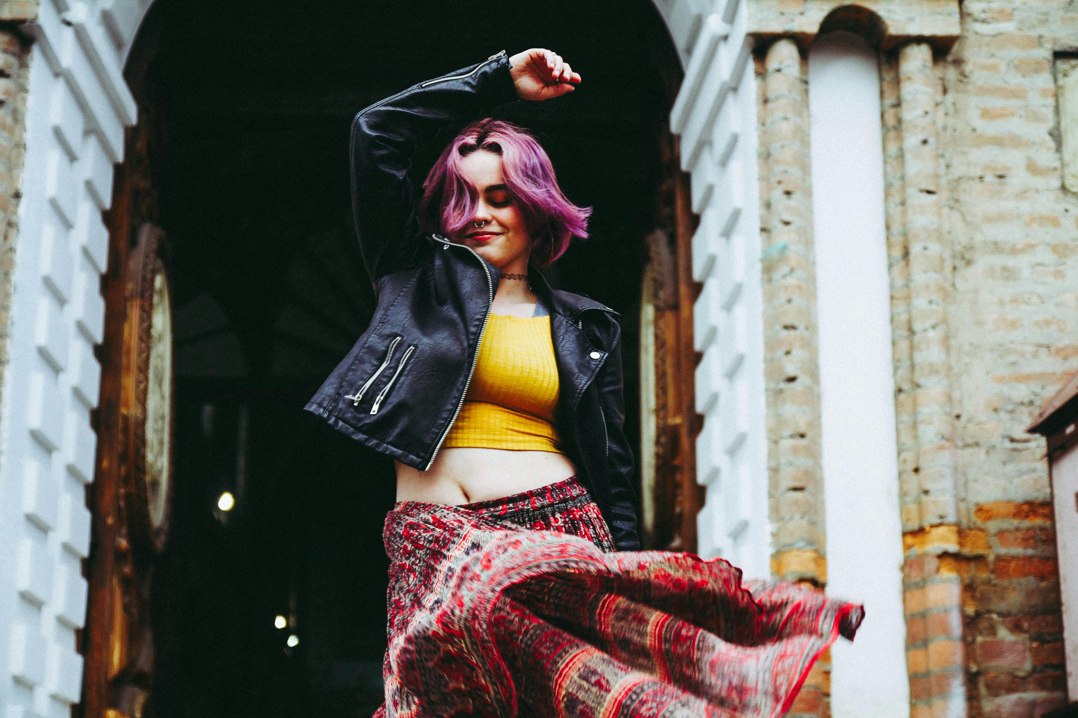 Happy Woman Dancing · Free Stock Photo