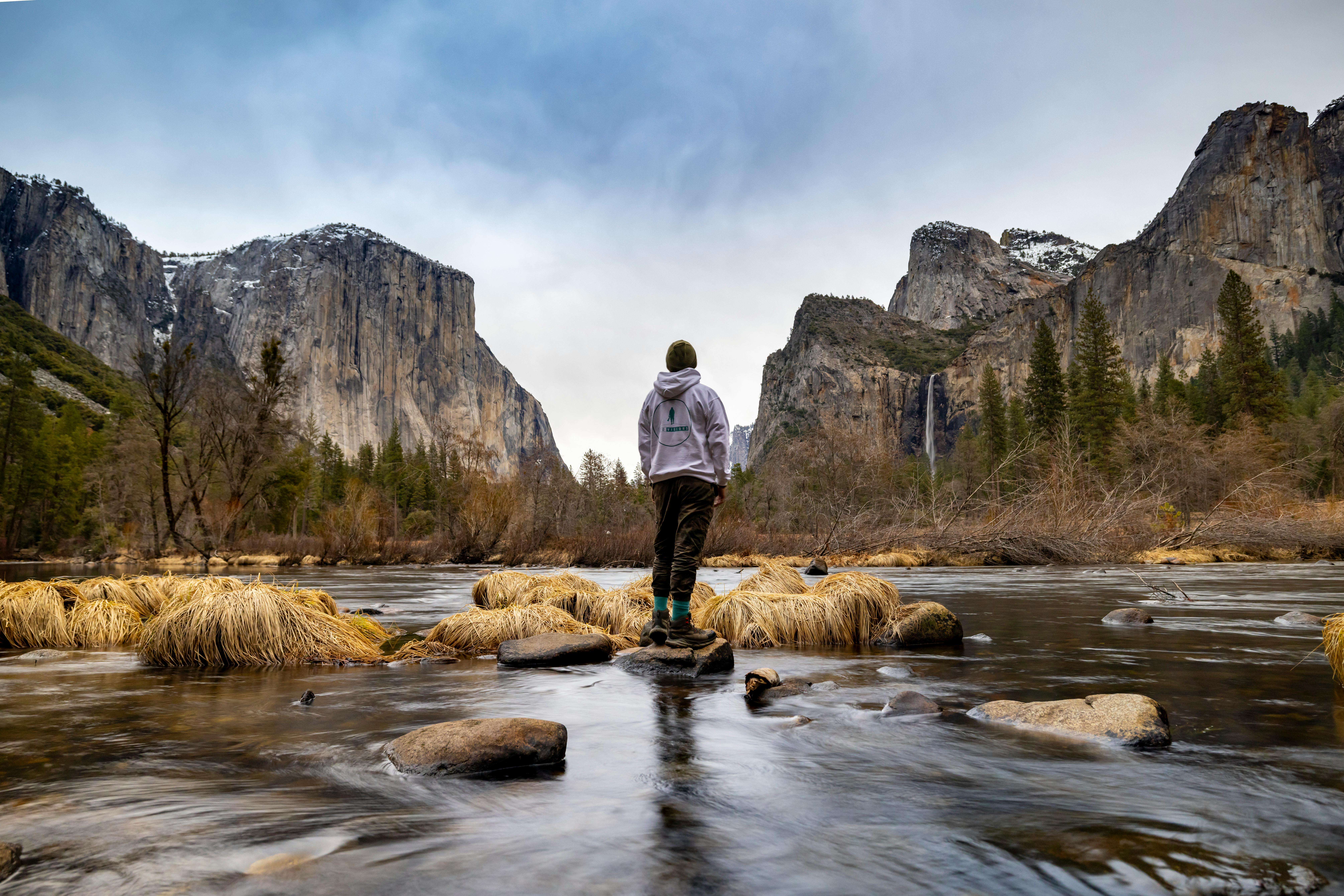 Hiker Relaxing in Wilderness · Free Stock Photo
