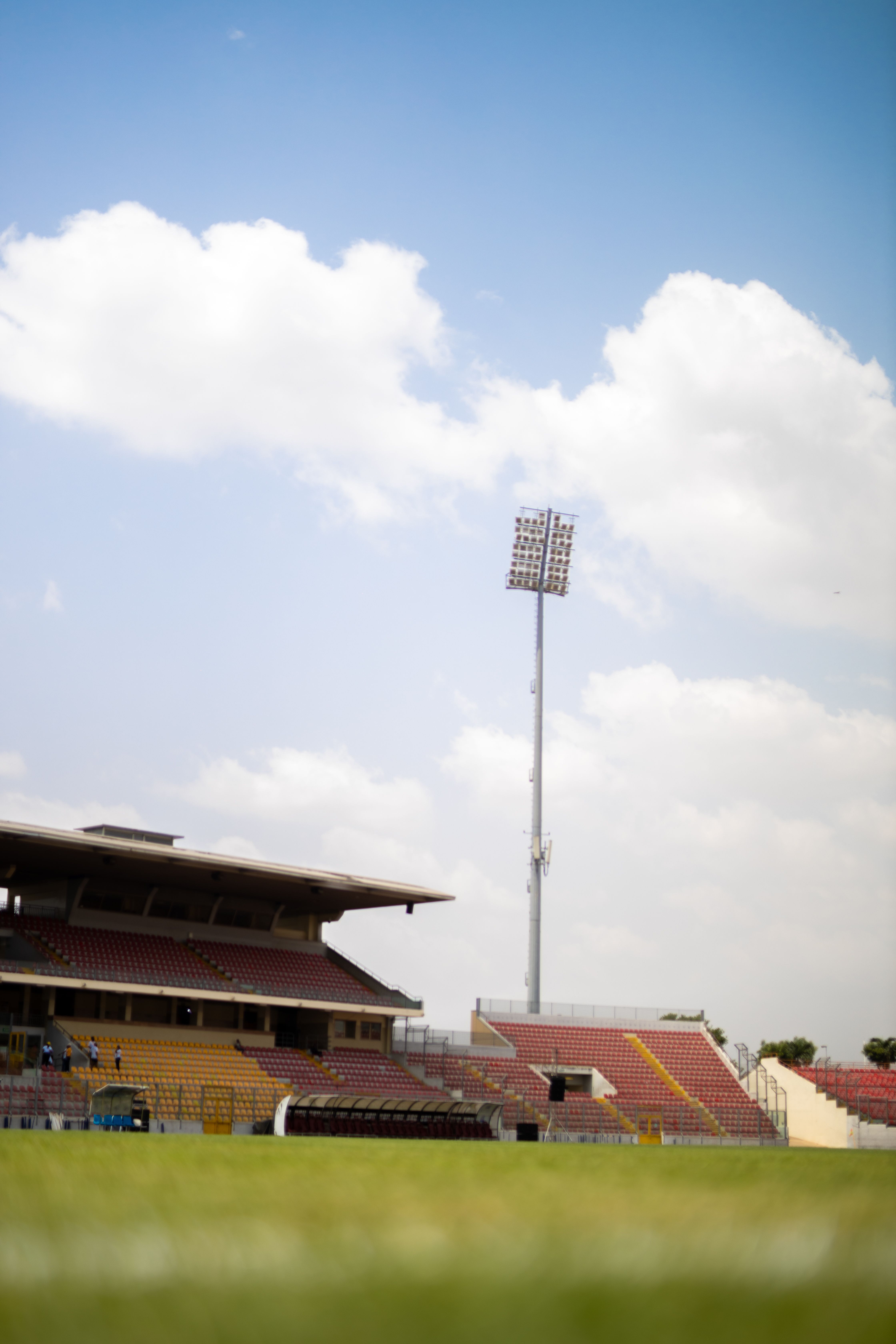Clouds over the Baba Yara Sports Stadium · Free Stock Photo