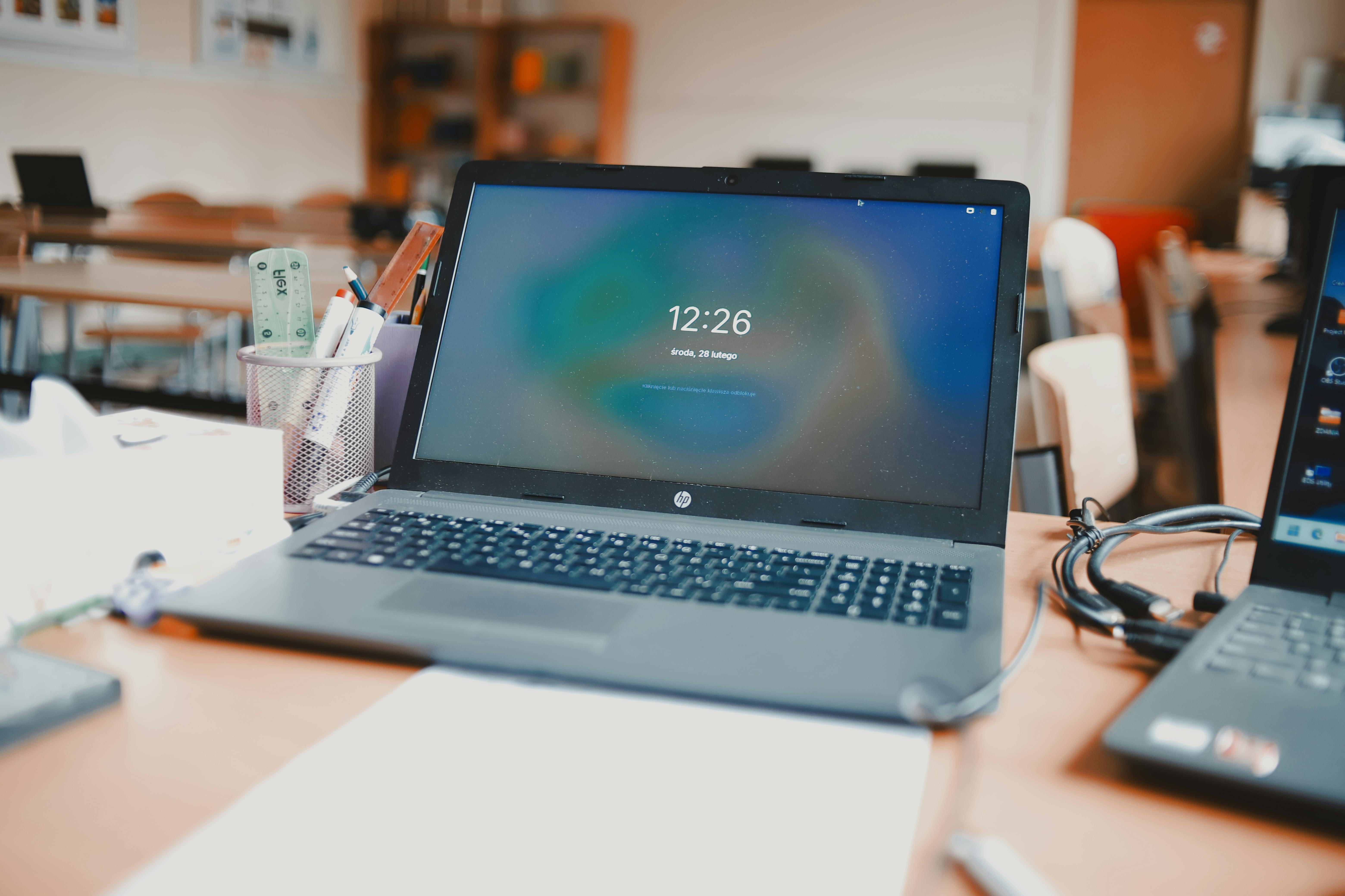 Laptops in a Classroom · Free Stock Photo