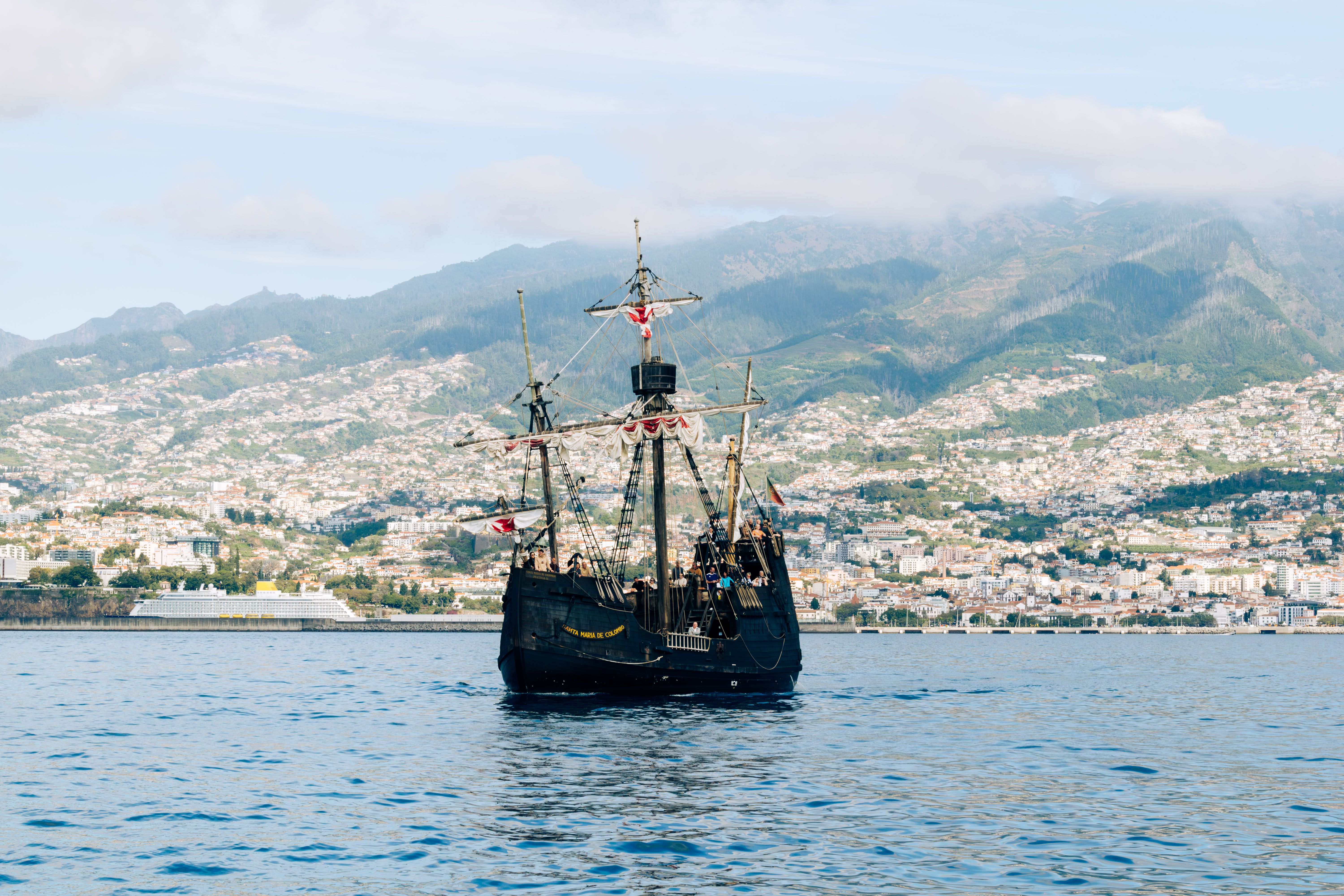 Ship Swimming in a Bay · Free Stock Photo
