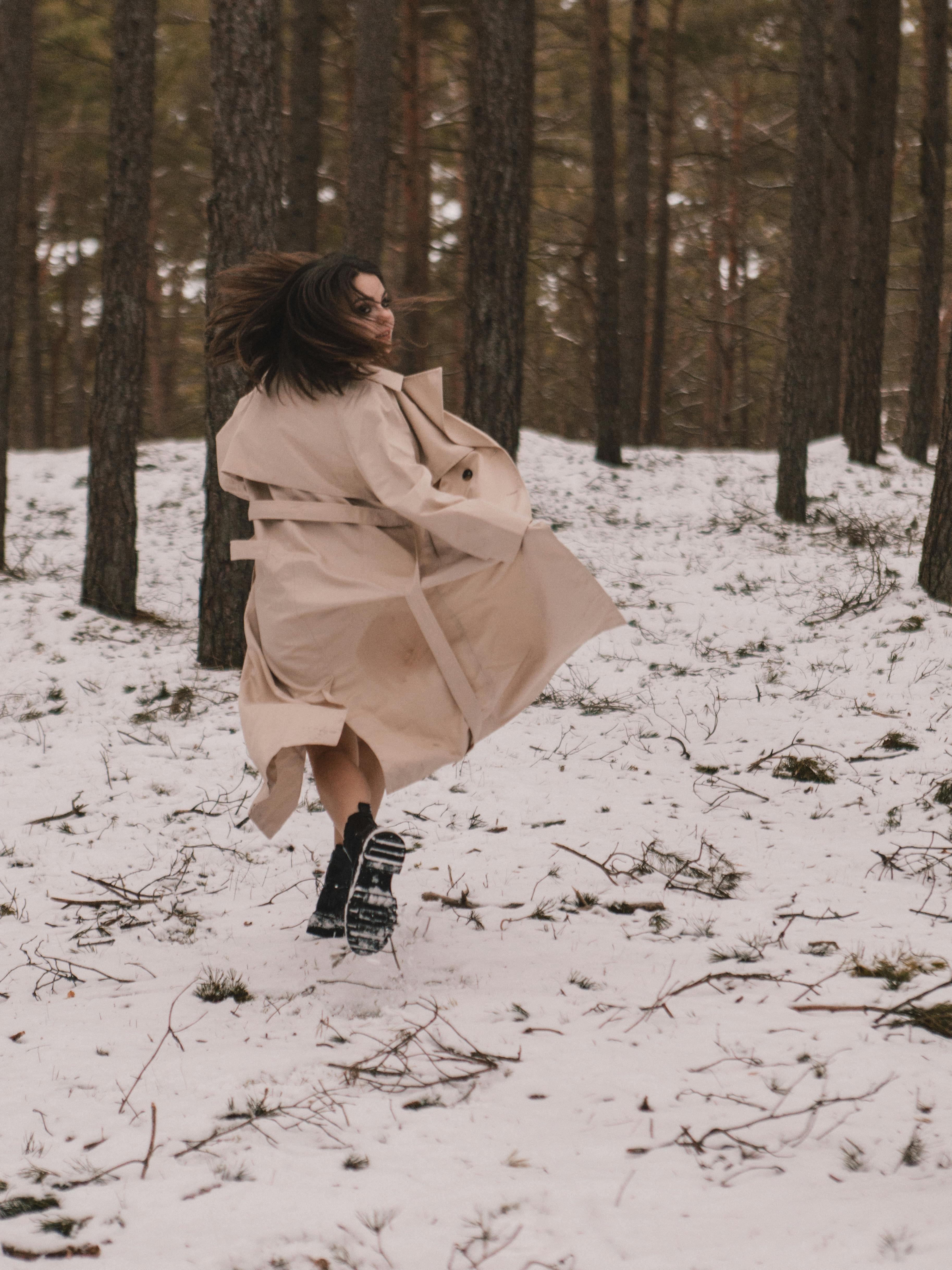 Girl Running In Forest Photos, Download The BEST Free Girl Running In ...