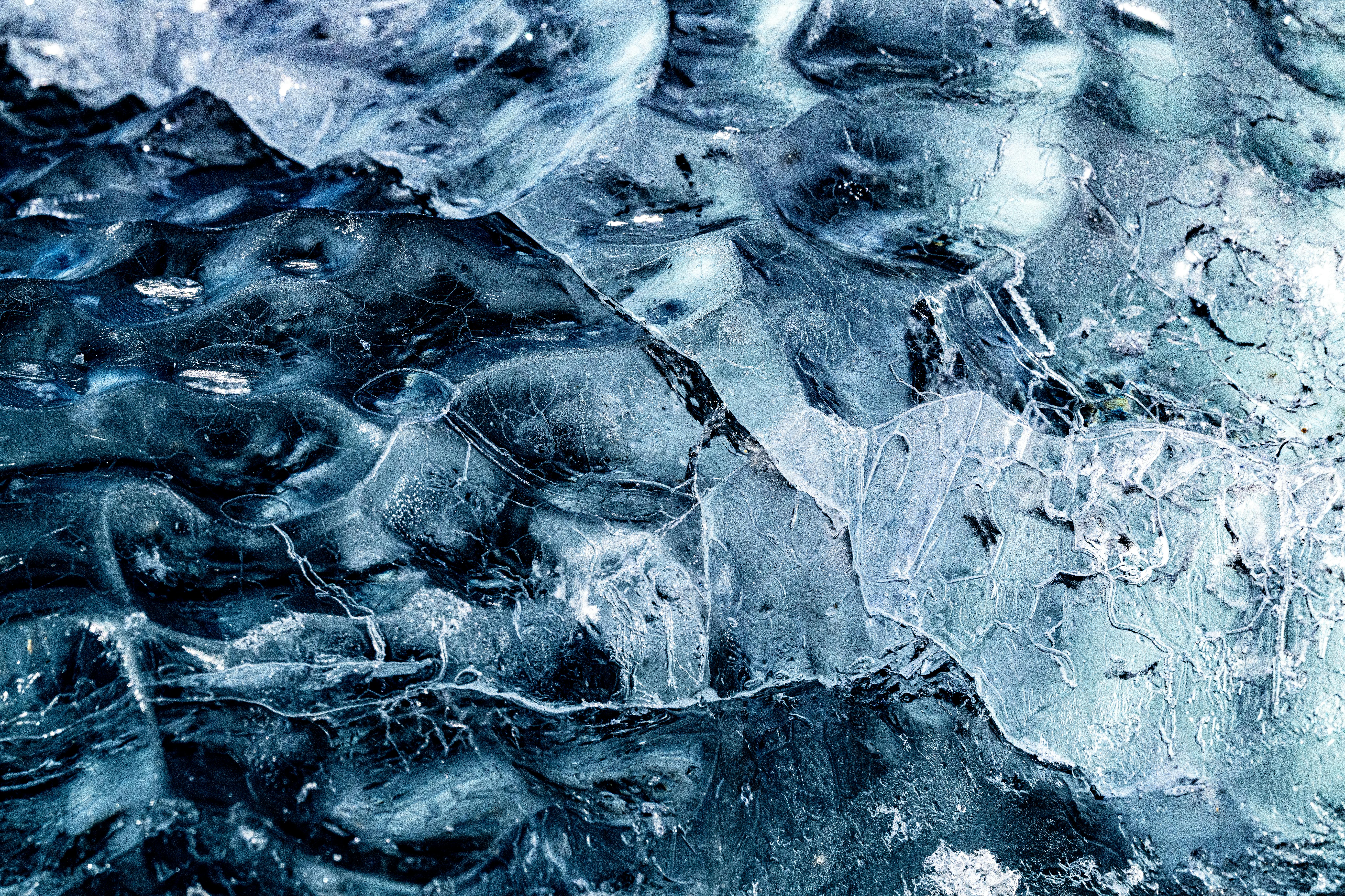 Close Up Photo of Ice Stone on the Ground · Free Stock Photo