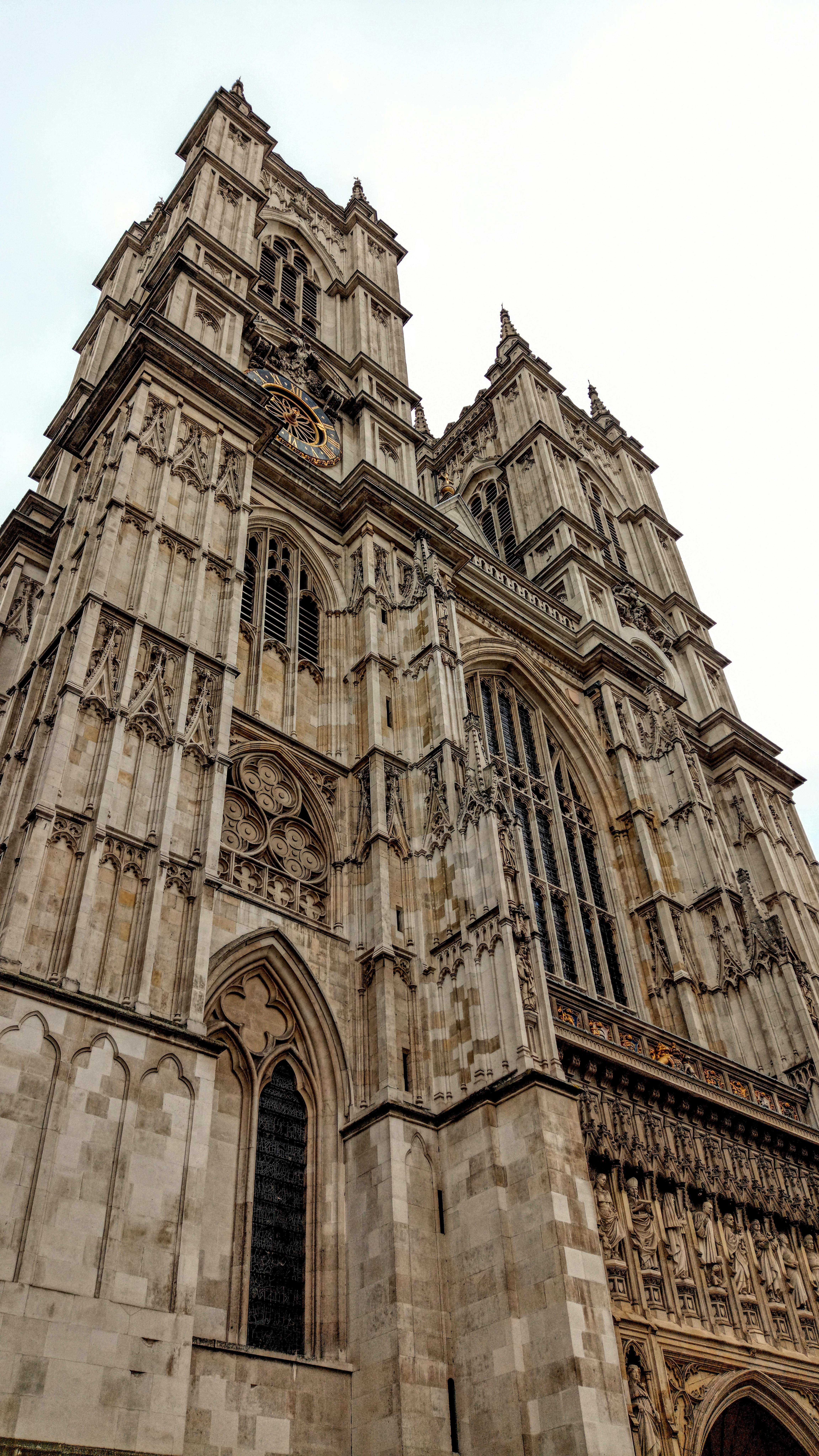 Side View of Westminster Abbey Front Gate in Westminster London in ...