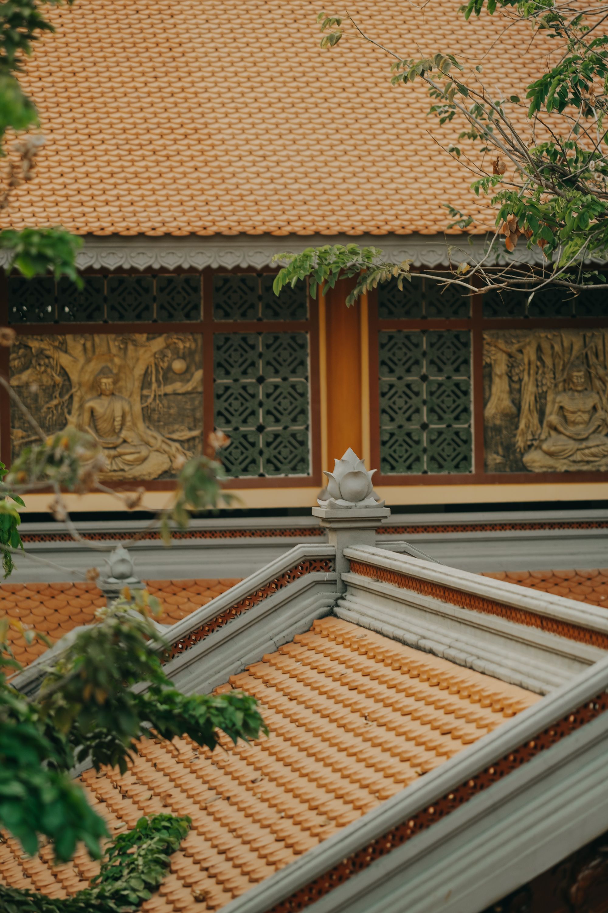 Shrubs on a Temple · Free Stock Photo