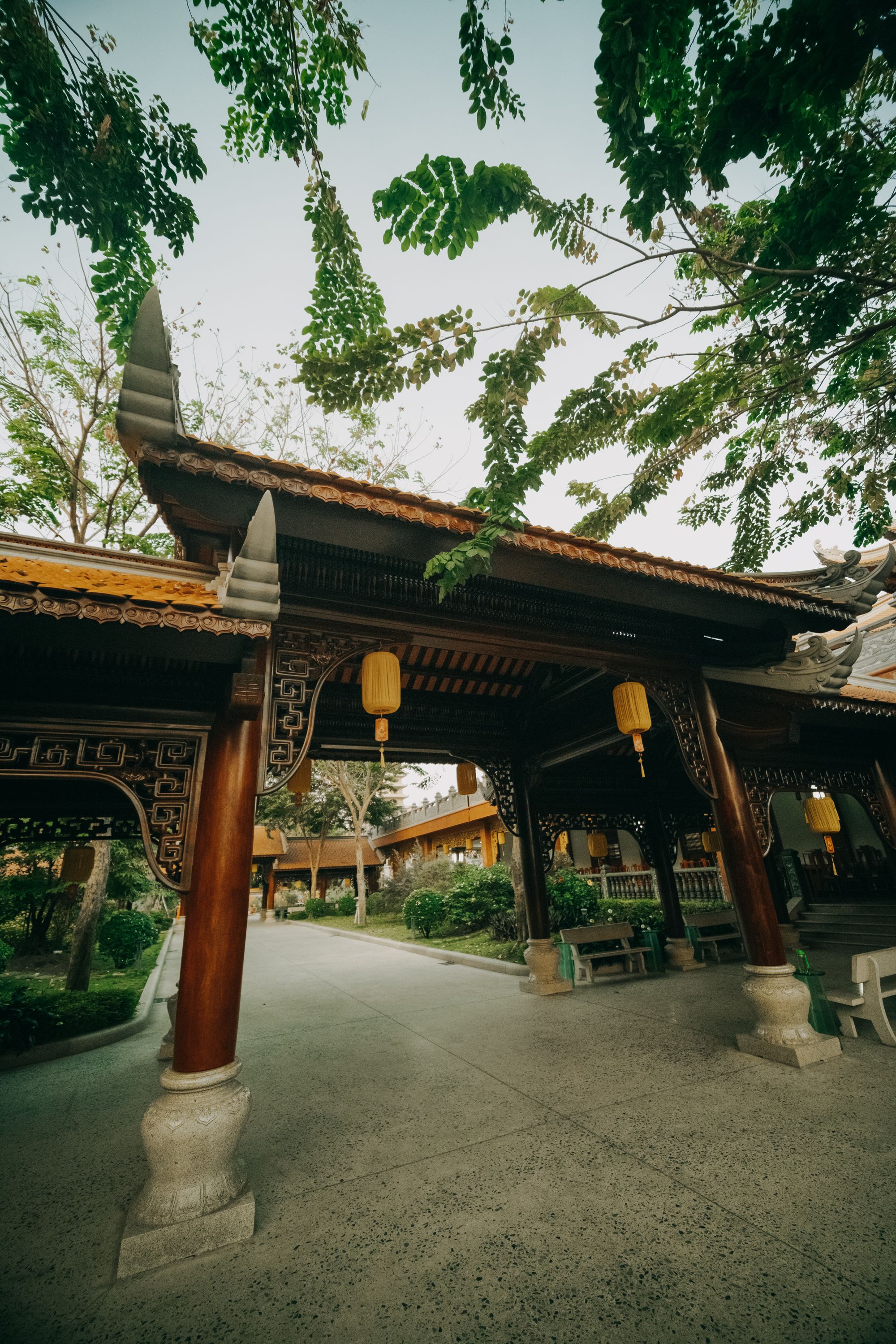 Chinese Style Entrance Gate to Garden · Free Stock Photo