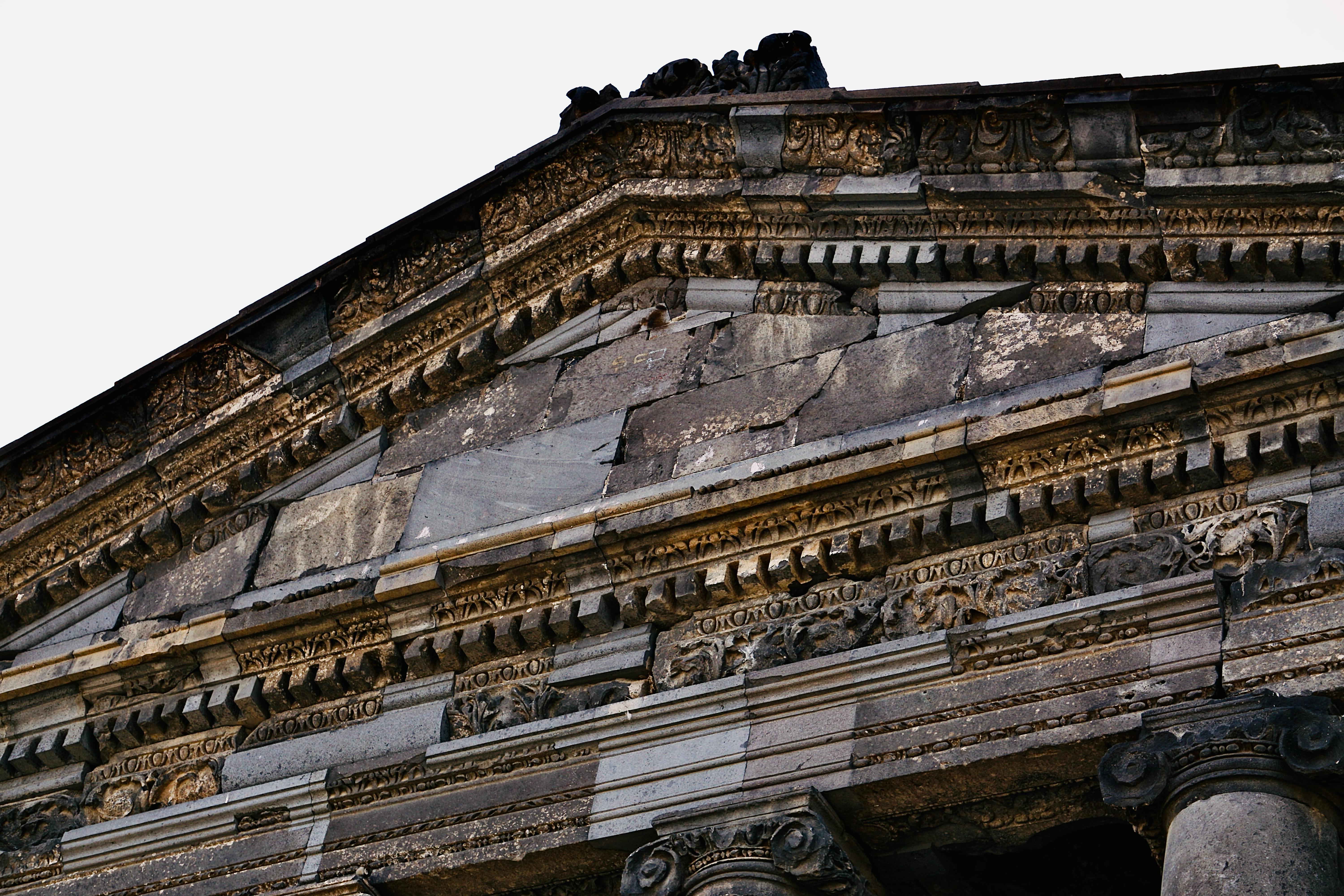 Close-up of Carved Details on an Ancient Temple · Free Stock Photo
