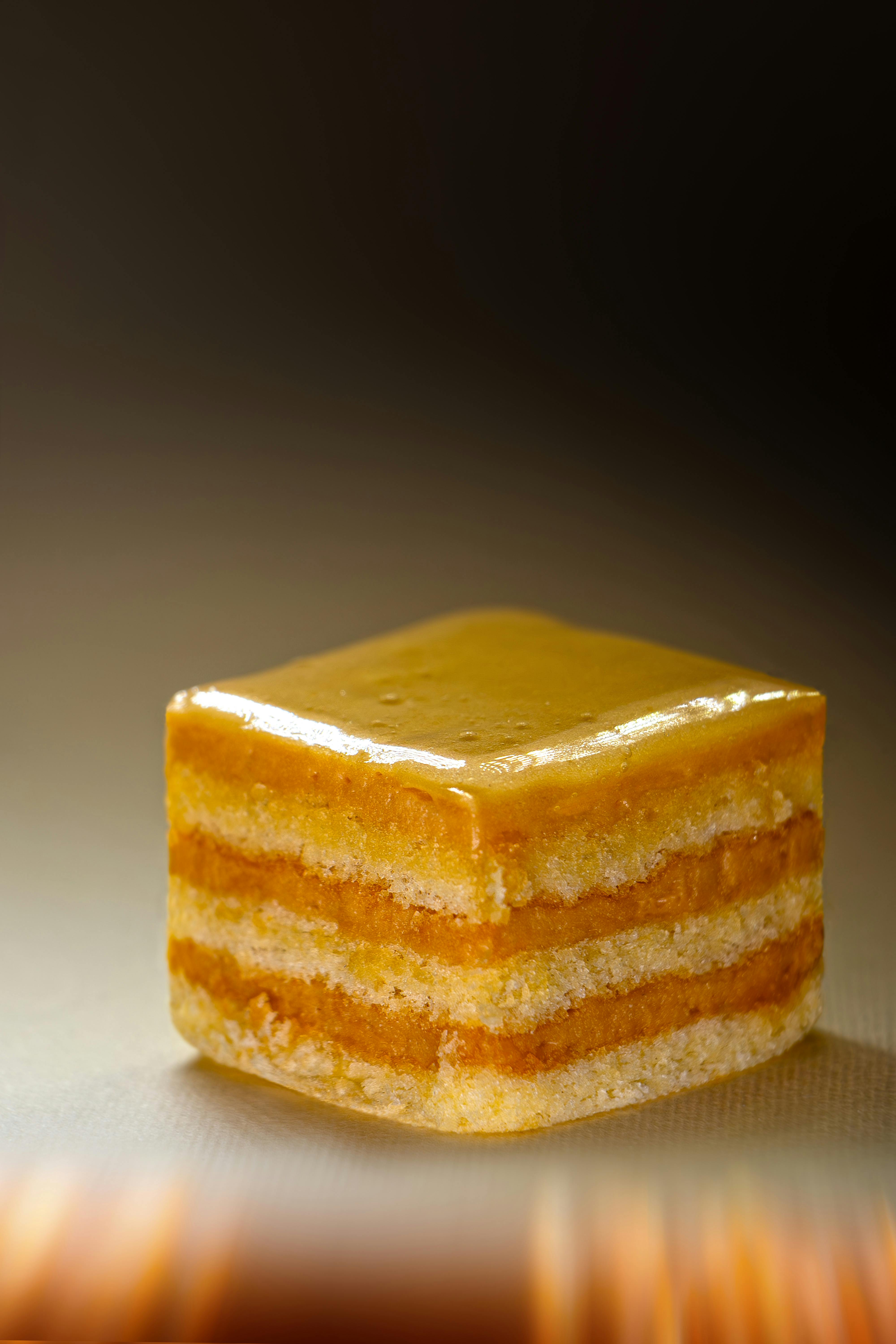 Close up on Triangular Cake with Sauce · Free Stock Photo