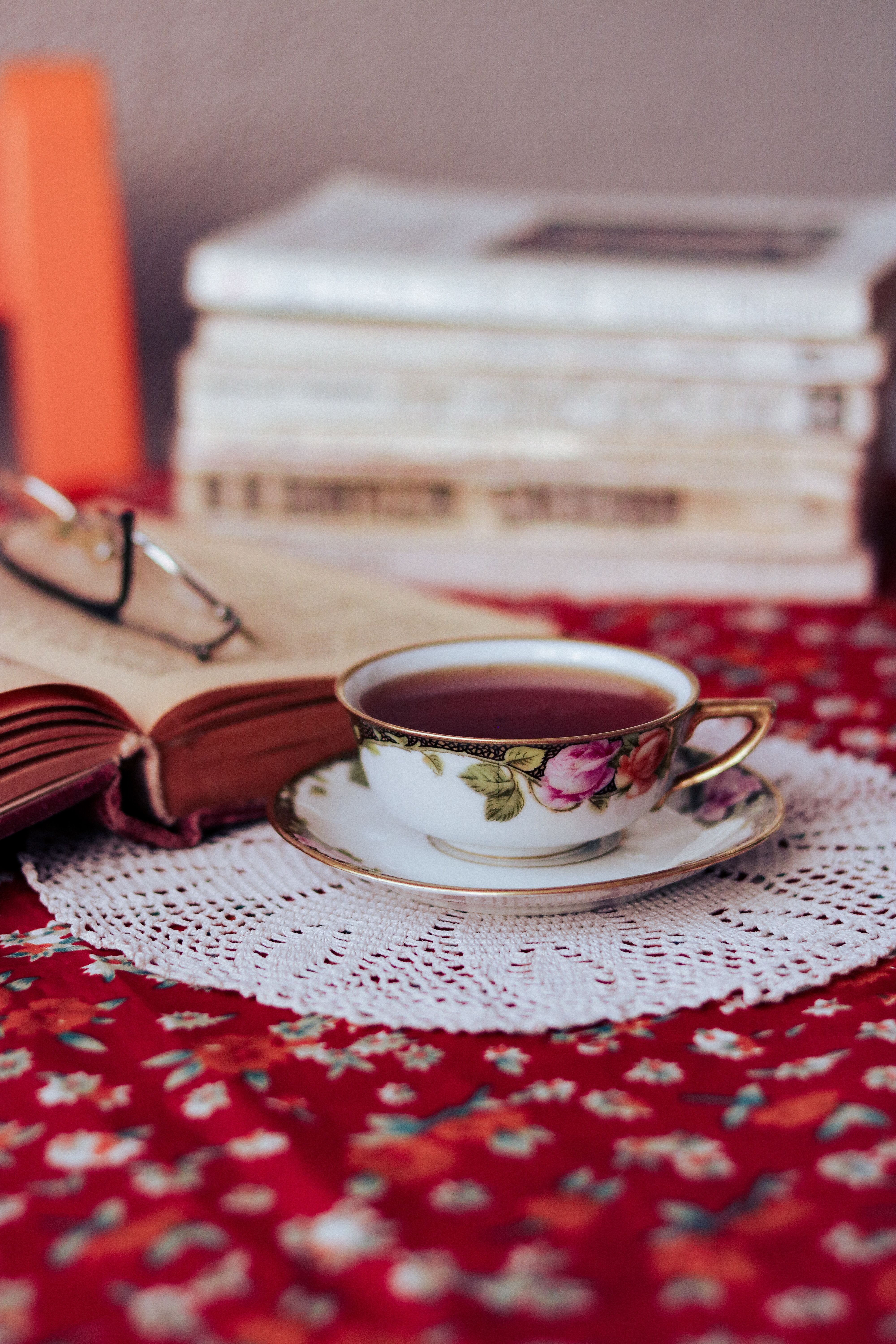 Photo of Teacup On Top Of Books · Free Stock Photo