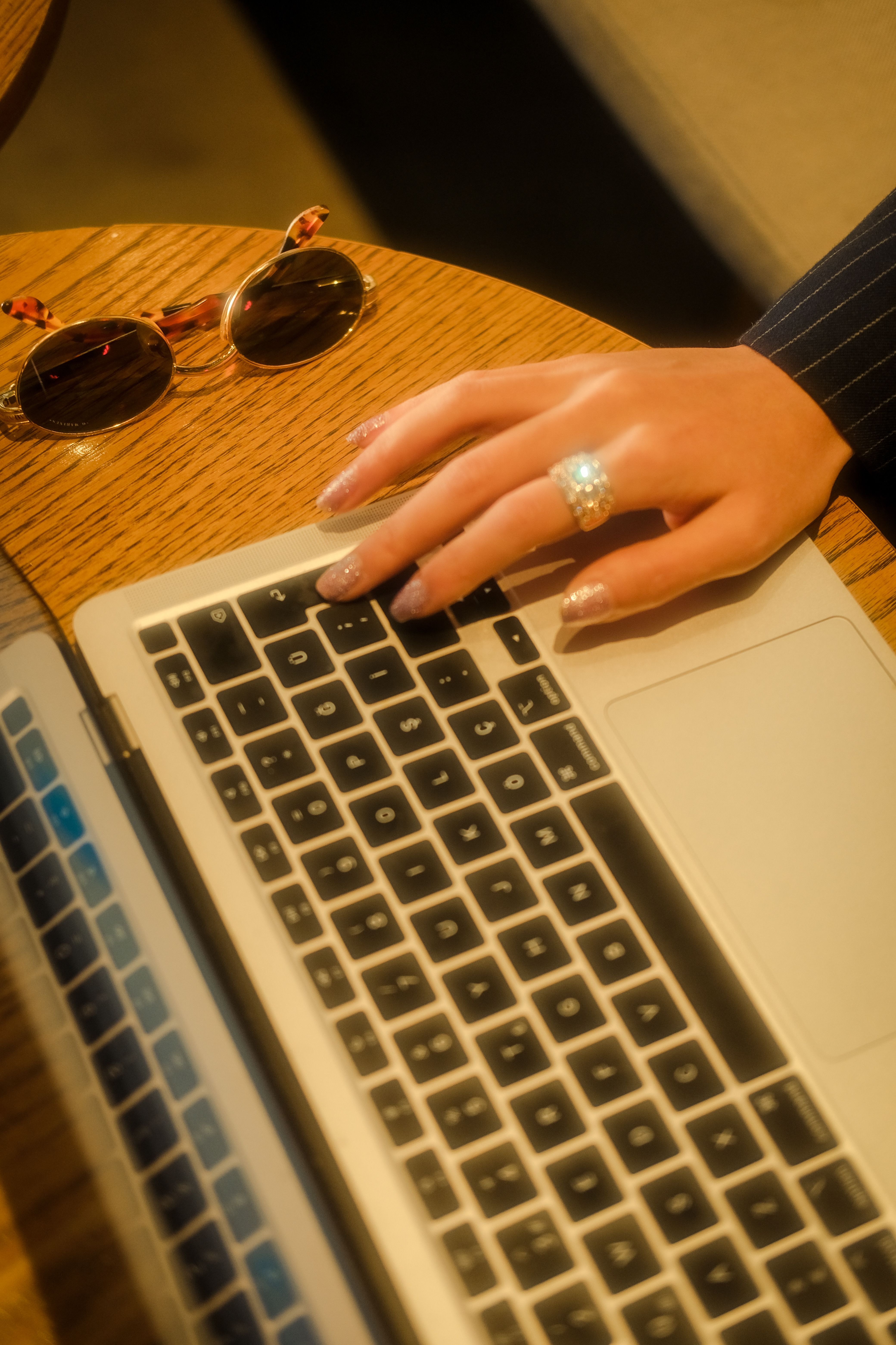 Woman Hand on Laptop · Free Stock Photo