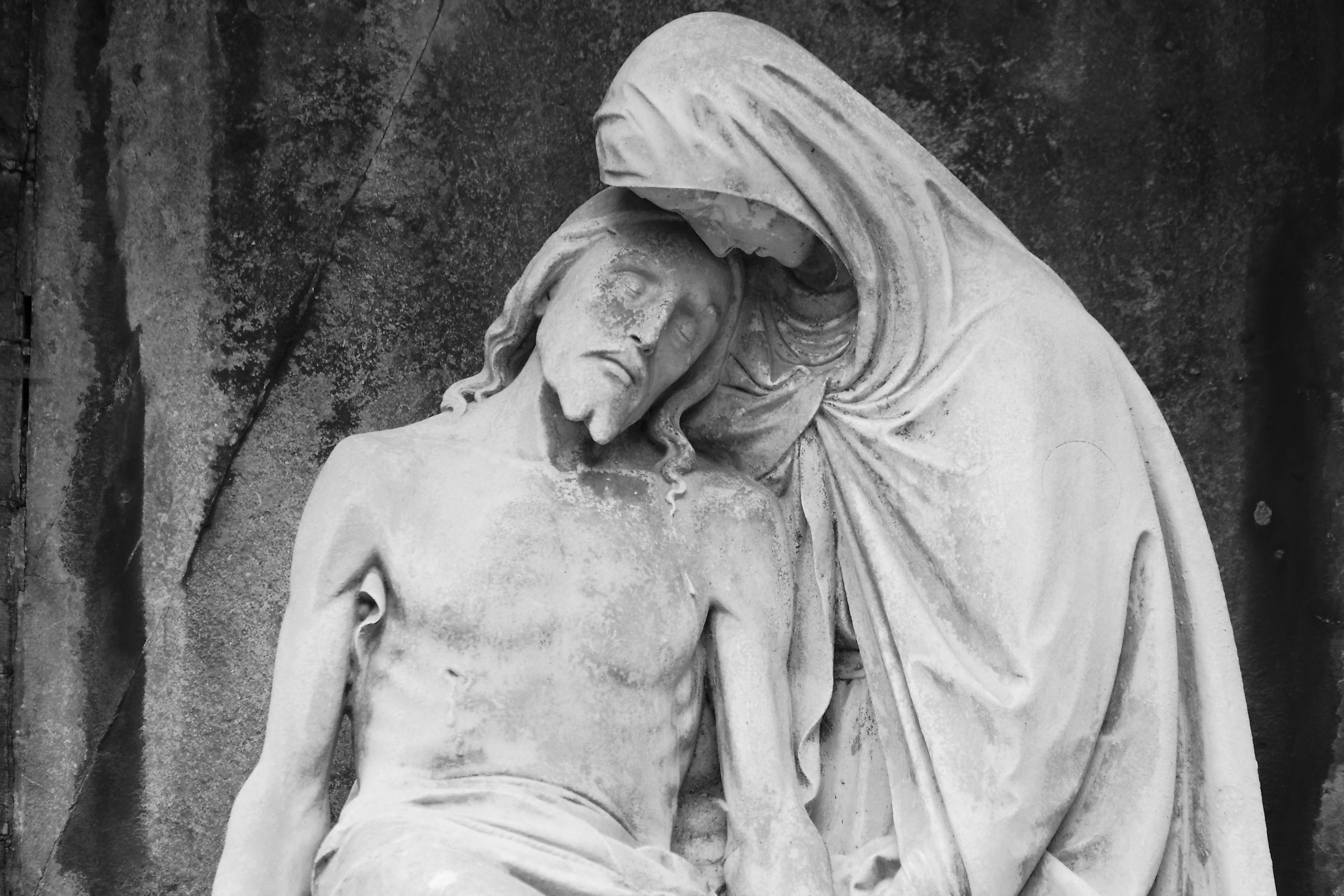 Grayscale Photo Of Jesus Christ · Free Stock Photo