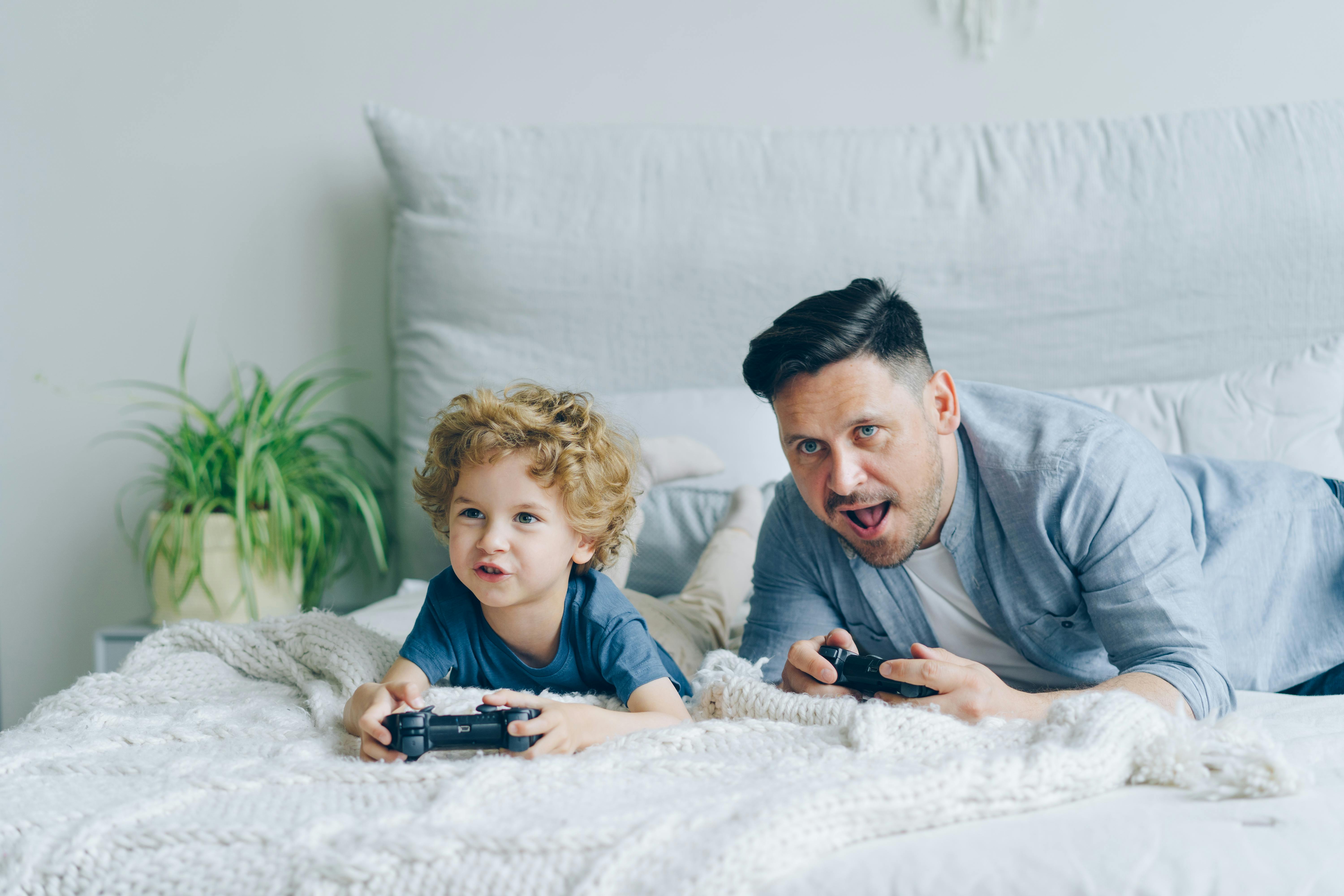 Kids Playing Video Games · Free Stock Photo