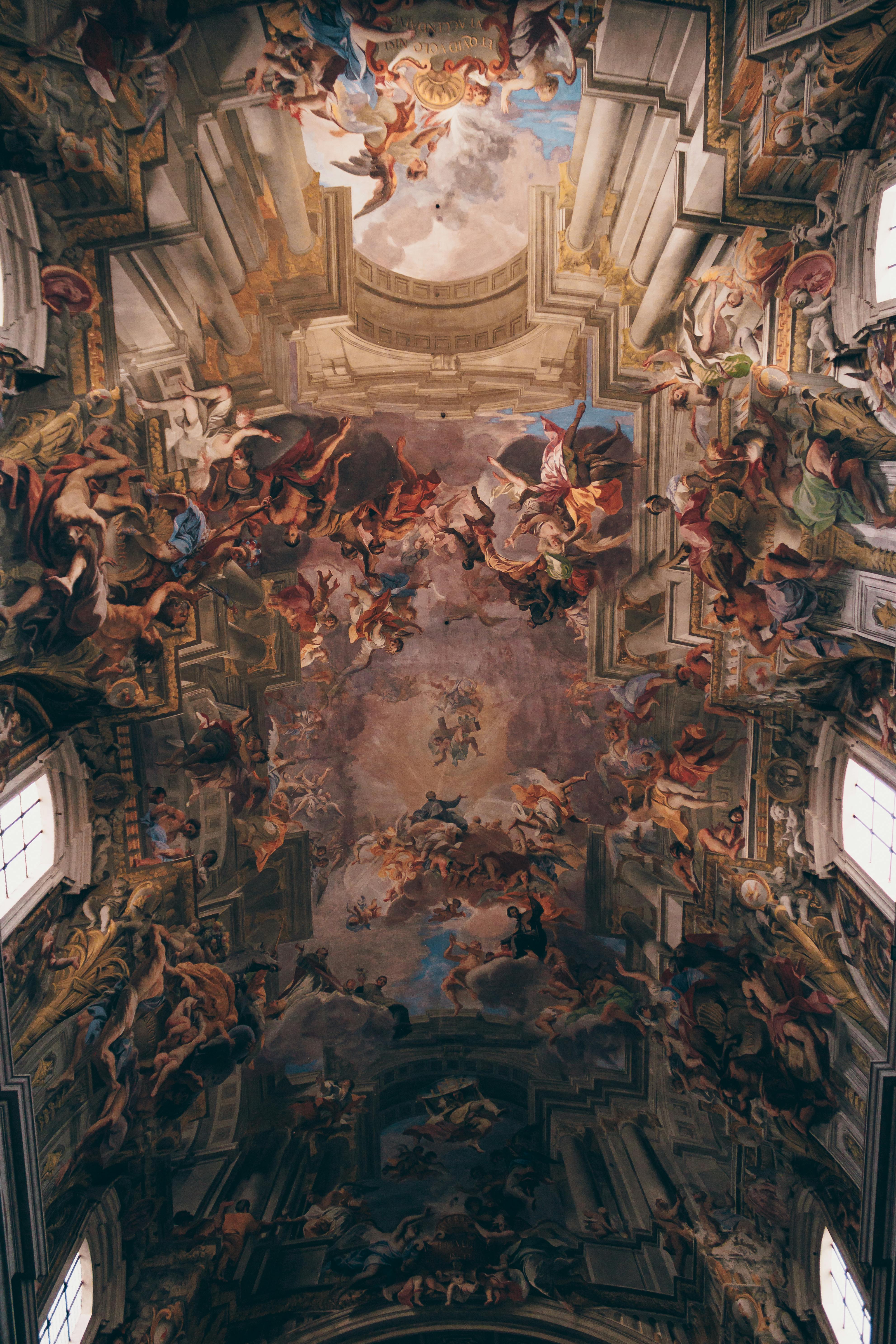 Apoteose de Santo Inacio by Andrea Pozzo on Ceiling in Church · Free ...