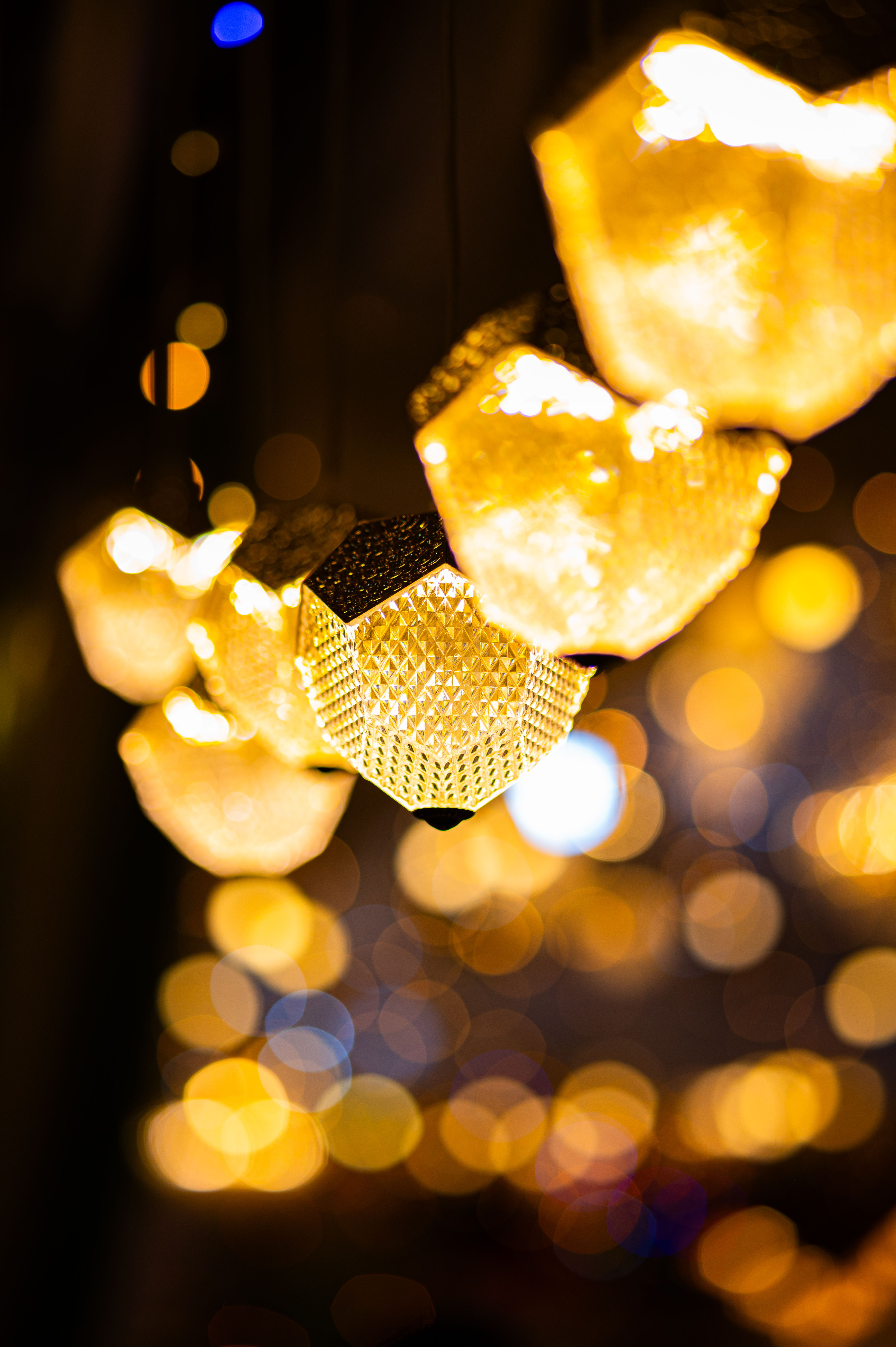 Hanging Decoration and Dots of Lights behind · Free Stock Photo