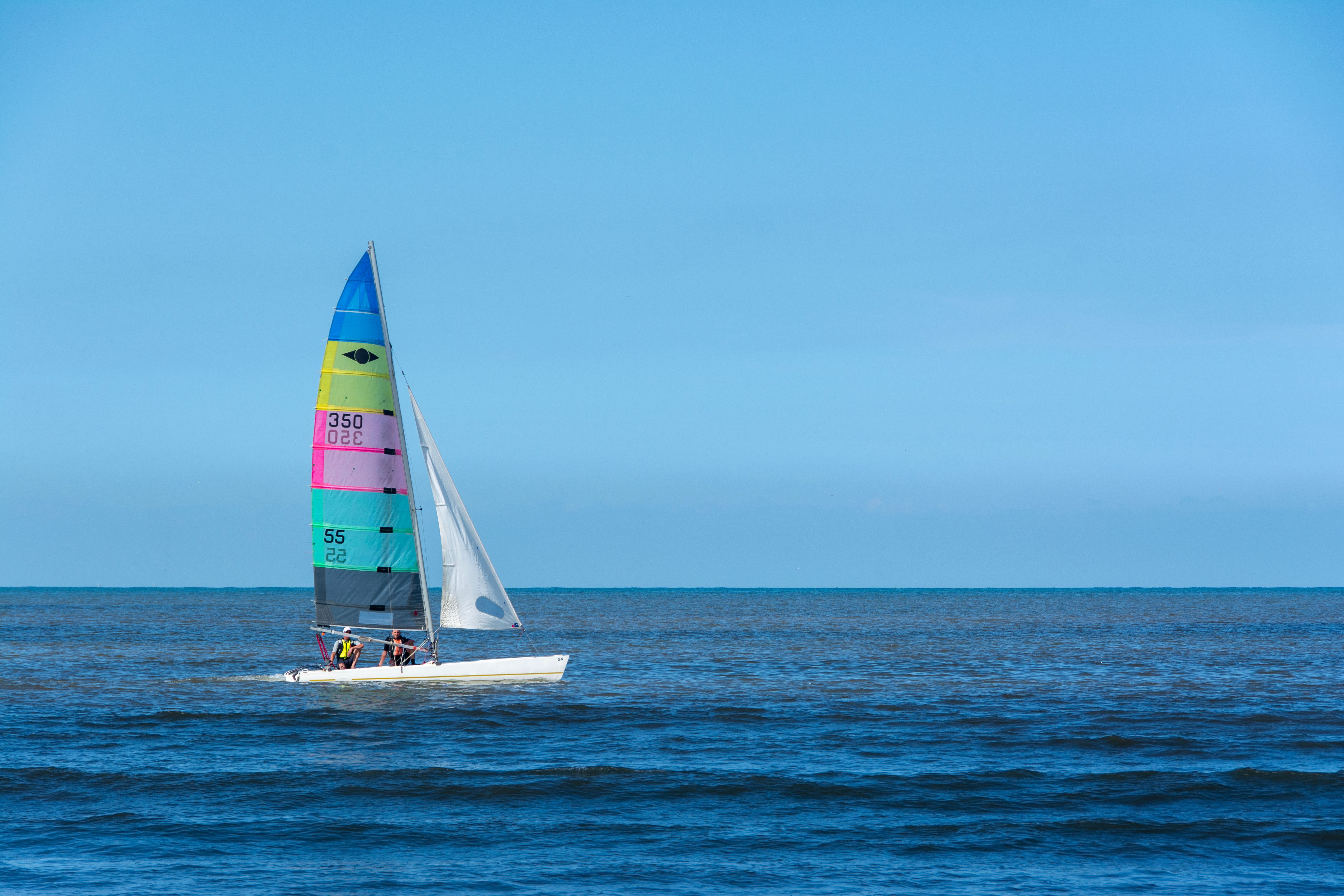 Small Sailboat on the Ocean · Free Stock Photo