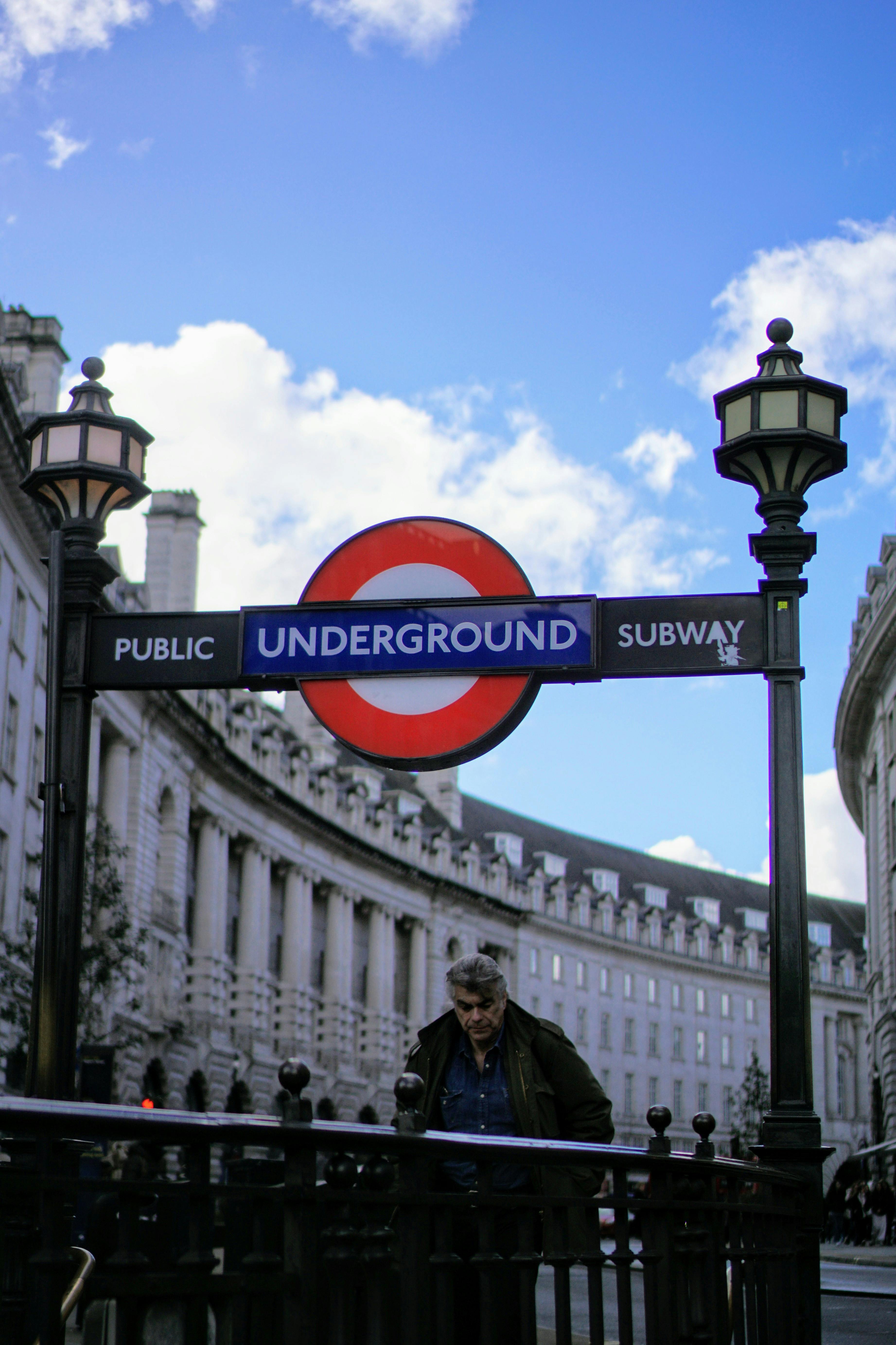 Entrance of Subway Station in London · Free Stock Photo
