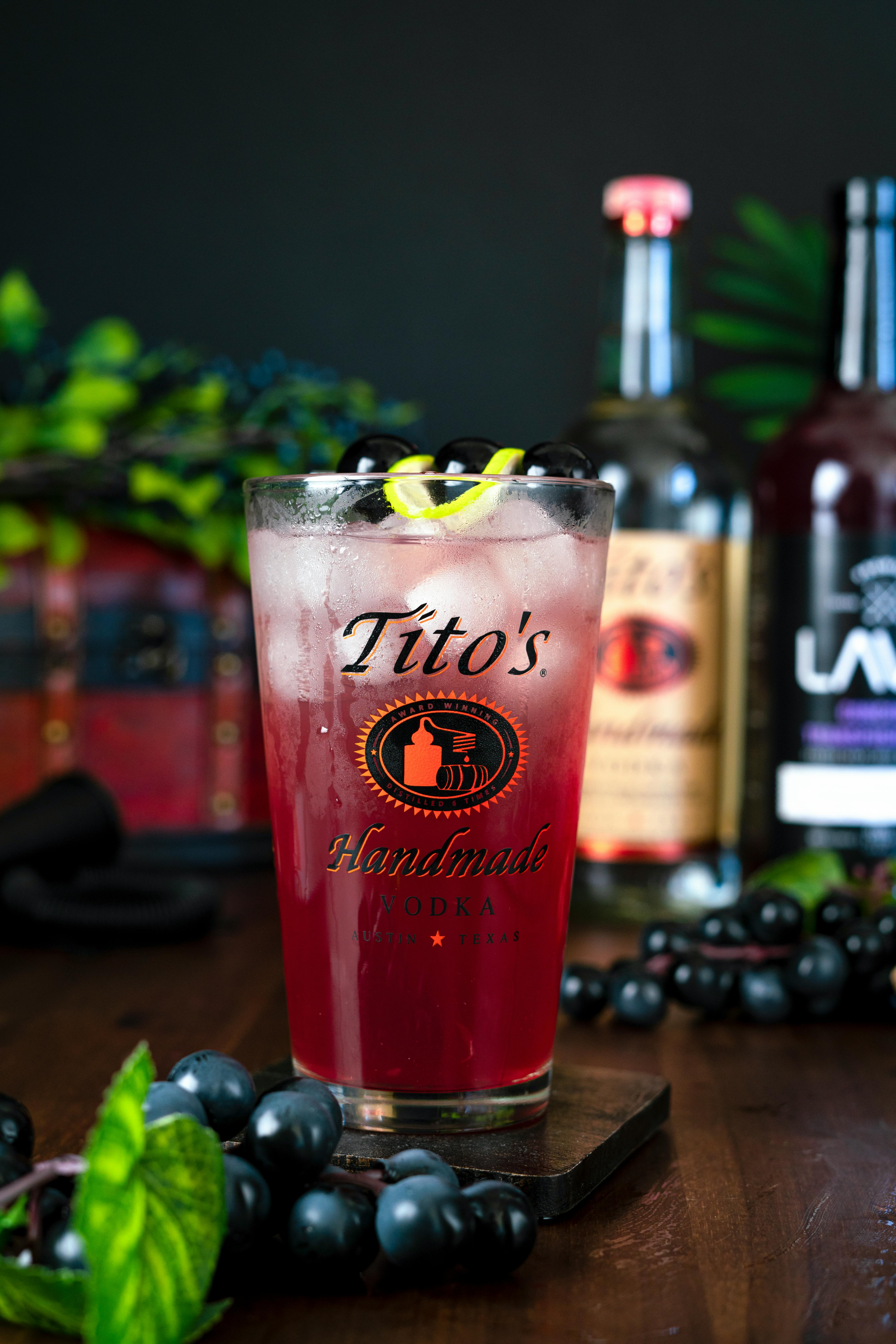Tito's Vodka Transfusion Vodka Cocktail · Free Stock Photo