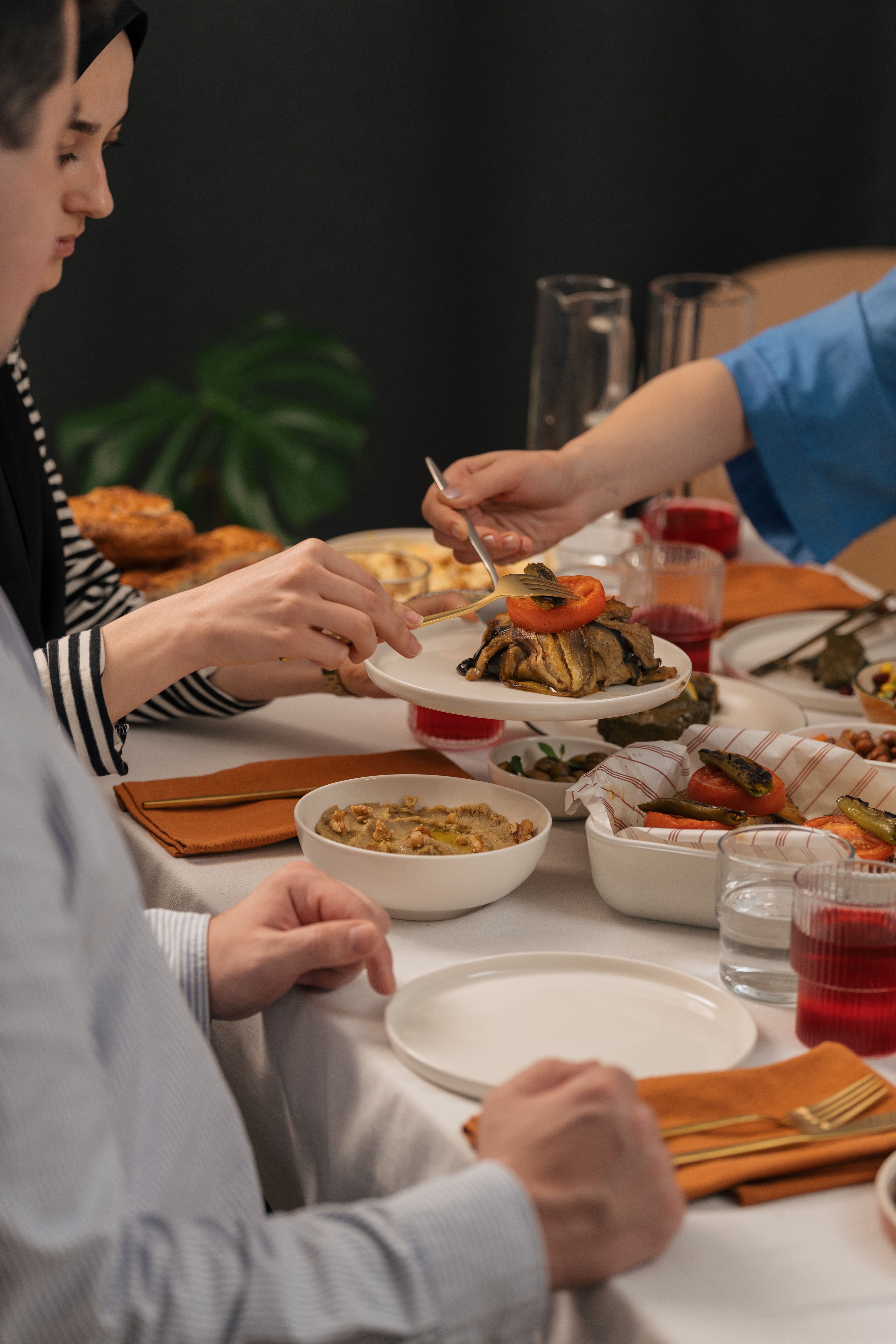 People Putting Food on Plate · Free Stock Photo