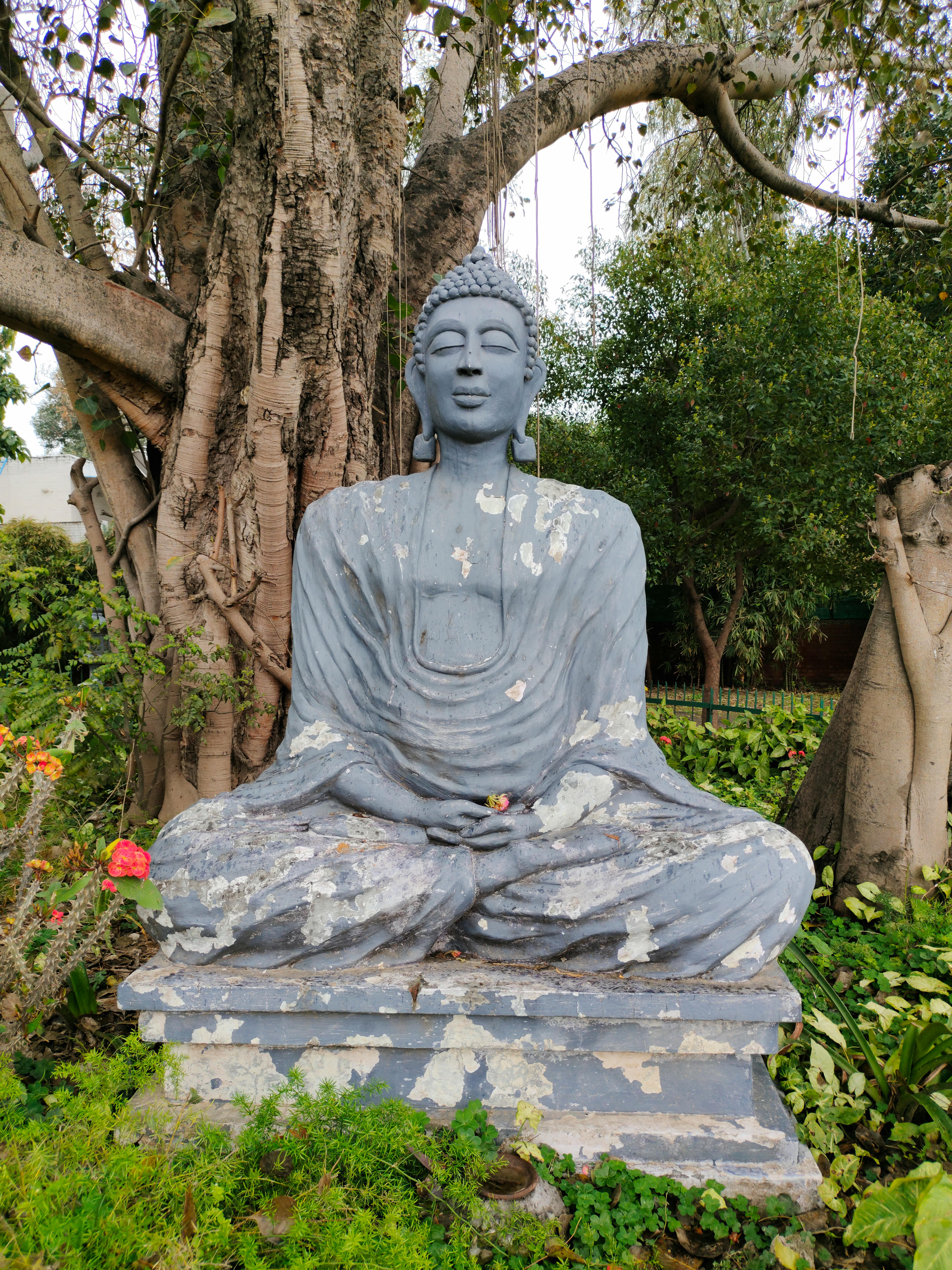 Buddha Statue in Chandigarh Garden in India · Free Stock Photo