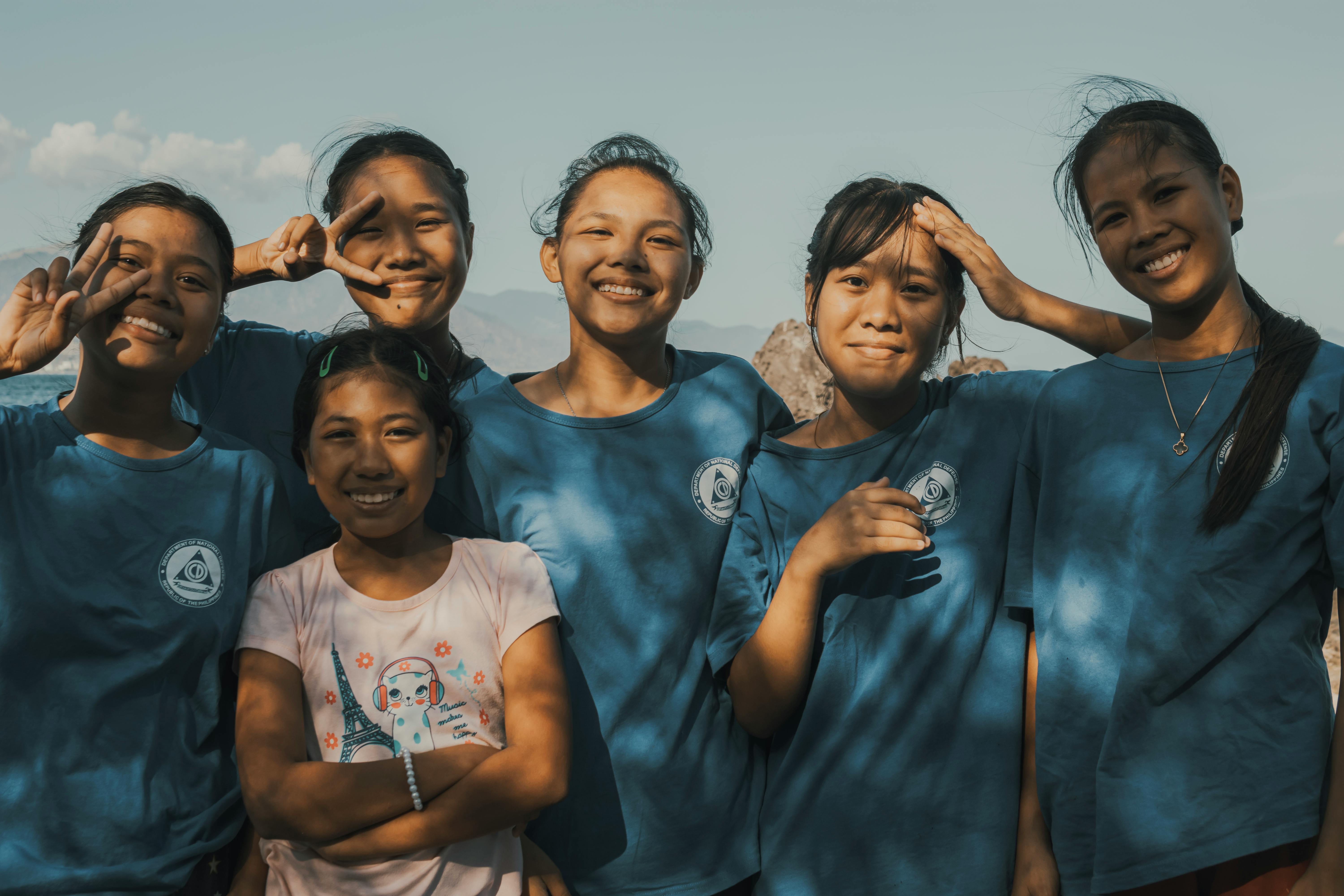 A Group of Girls · Free Stock Photo