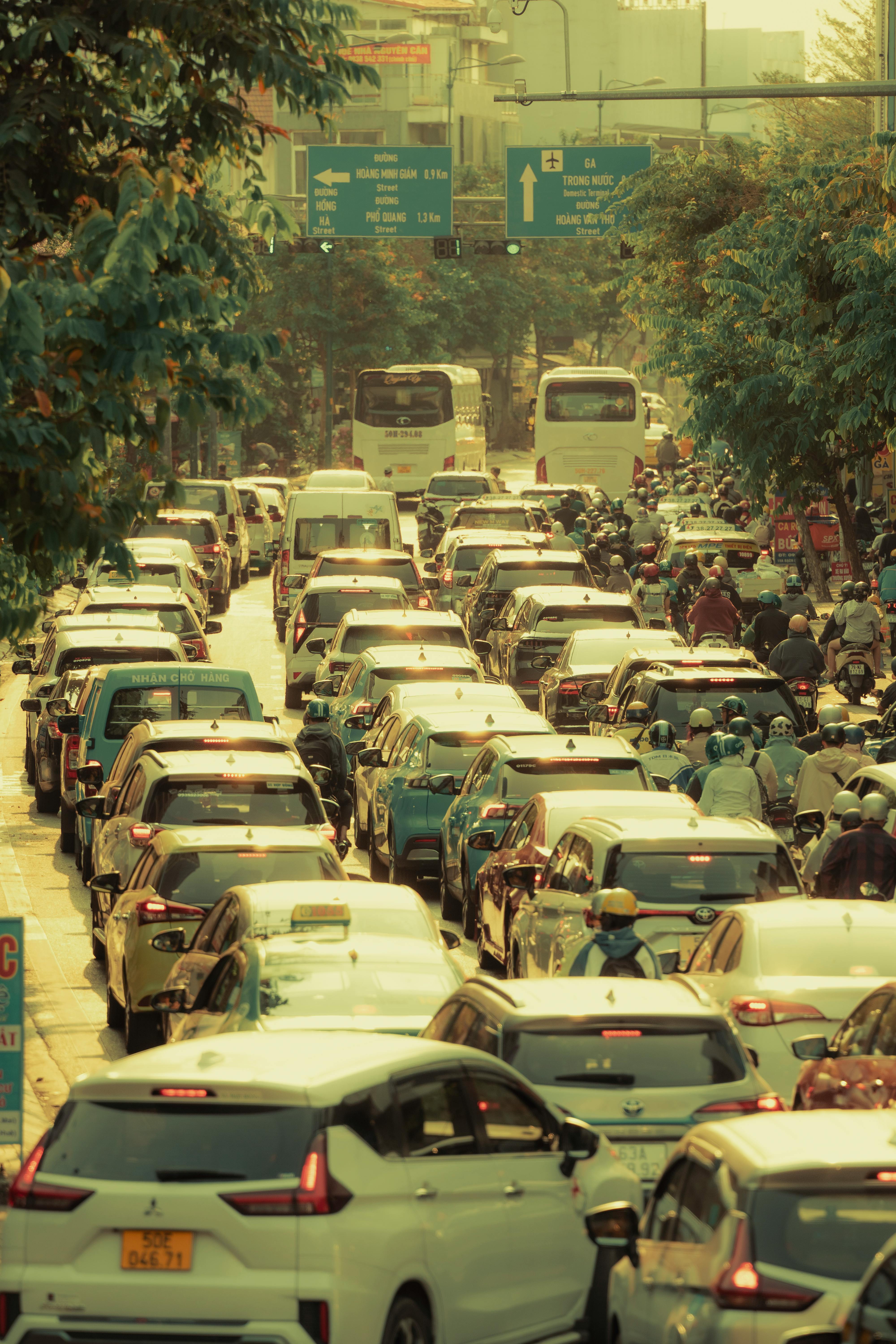 Aerial Photography of Cars on Road Intersection · Free Stock Photo