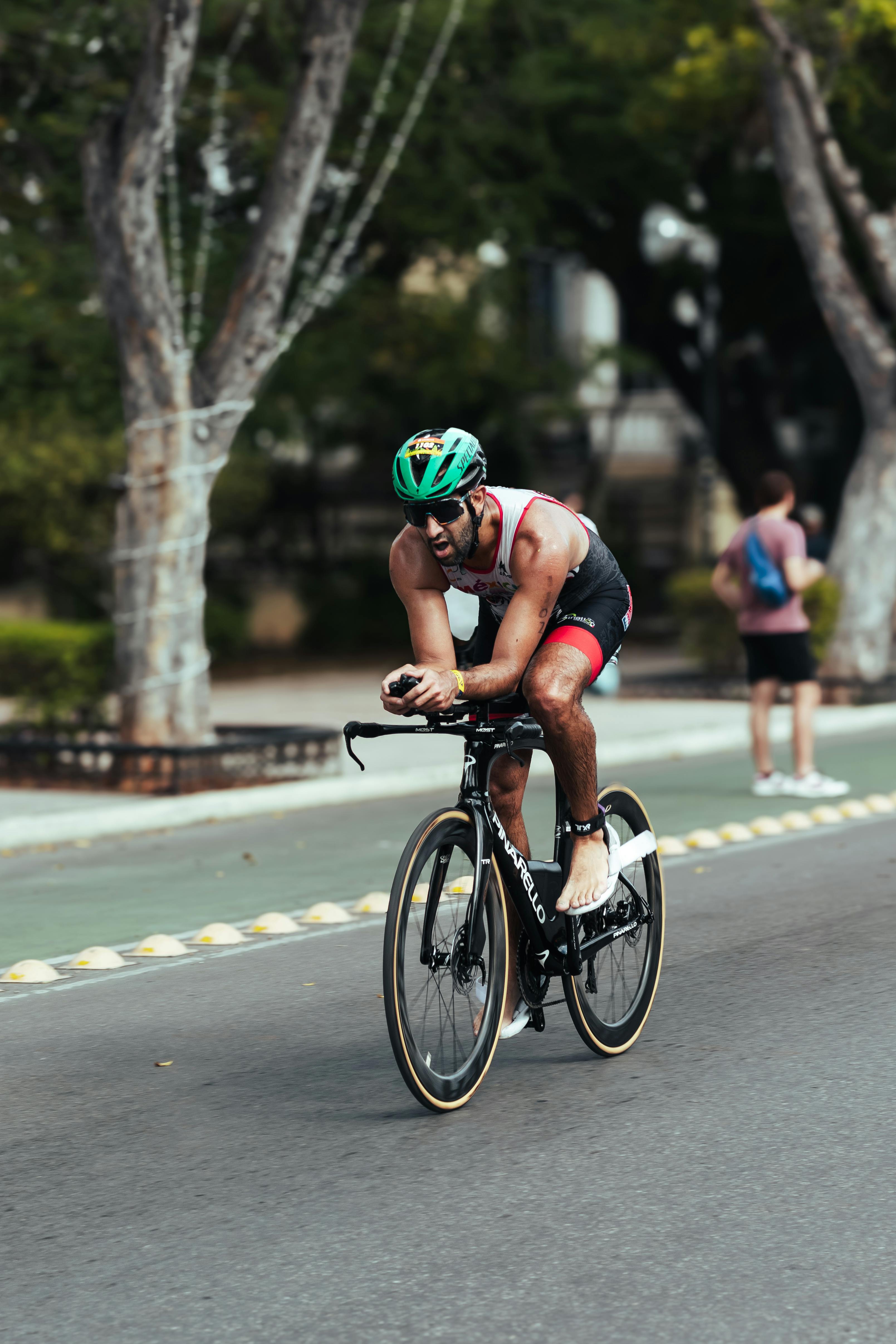 Biker riding Road Bike · Free Stock Photo