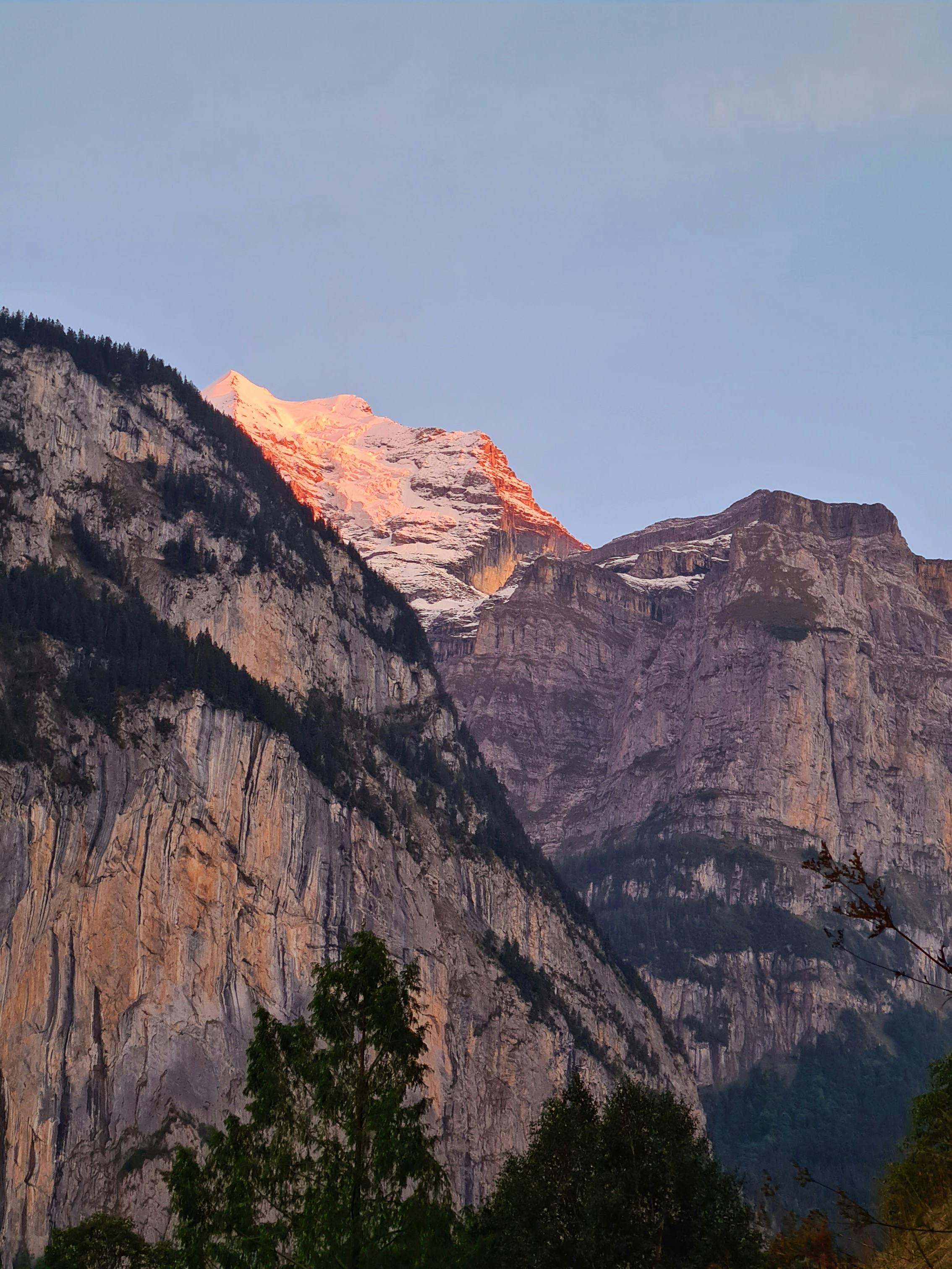 Scenic View of Swiss Alp Mountains · Free Stock Photo