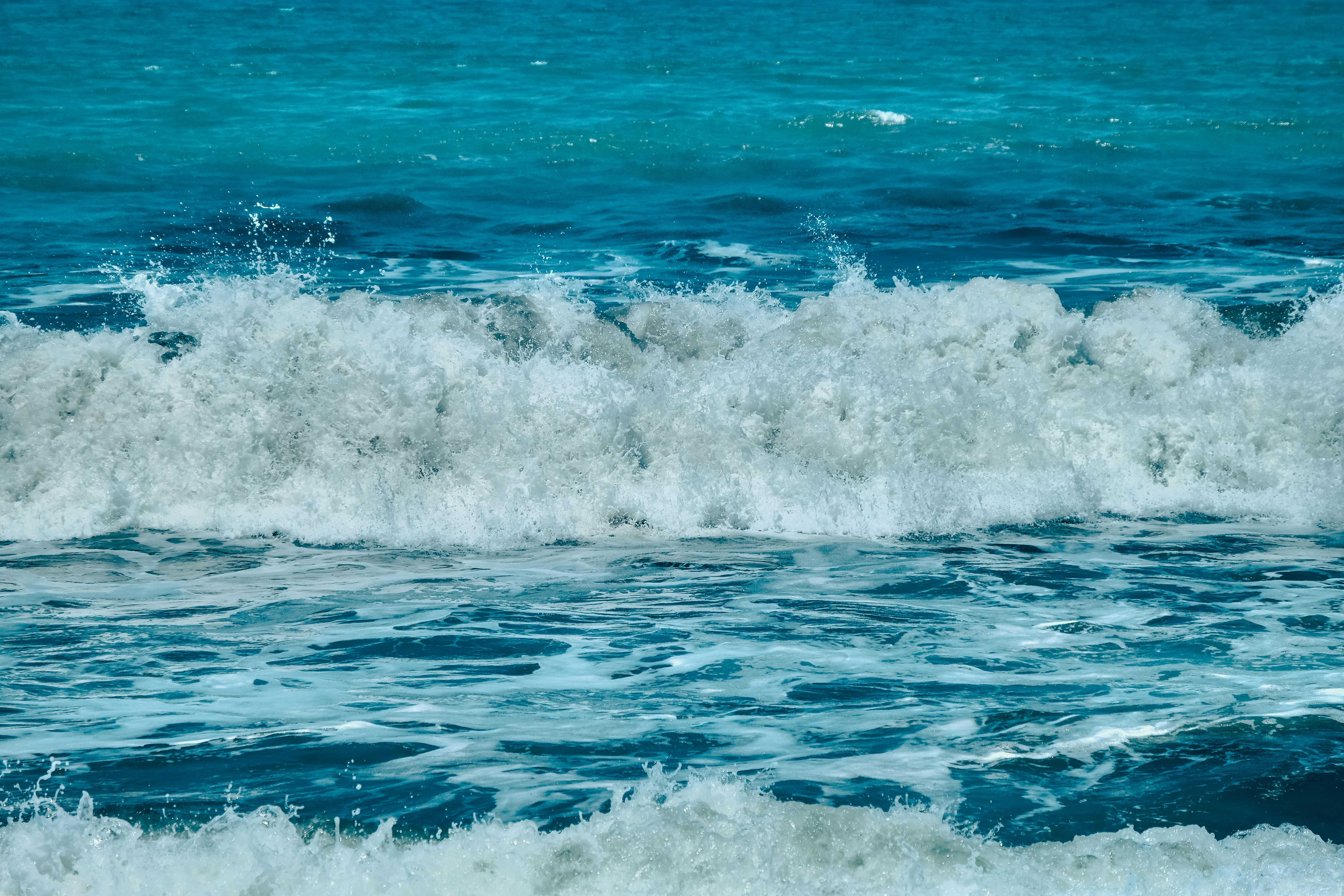 Aerial Photo of Water Waves · Free Stock Photo