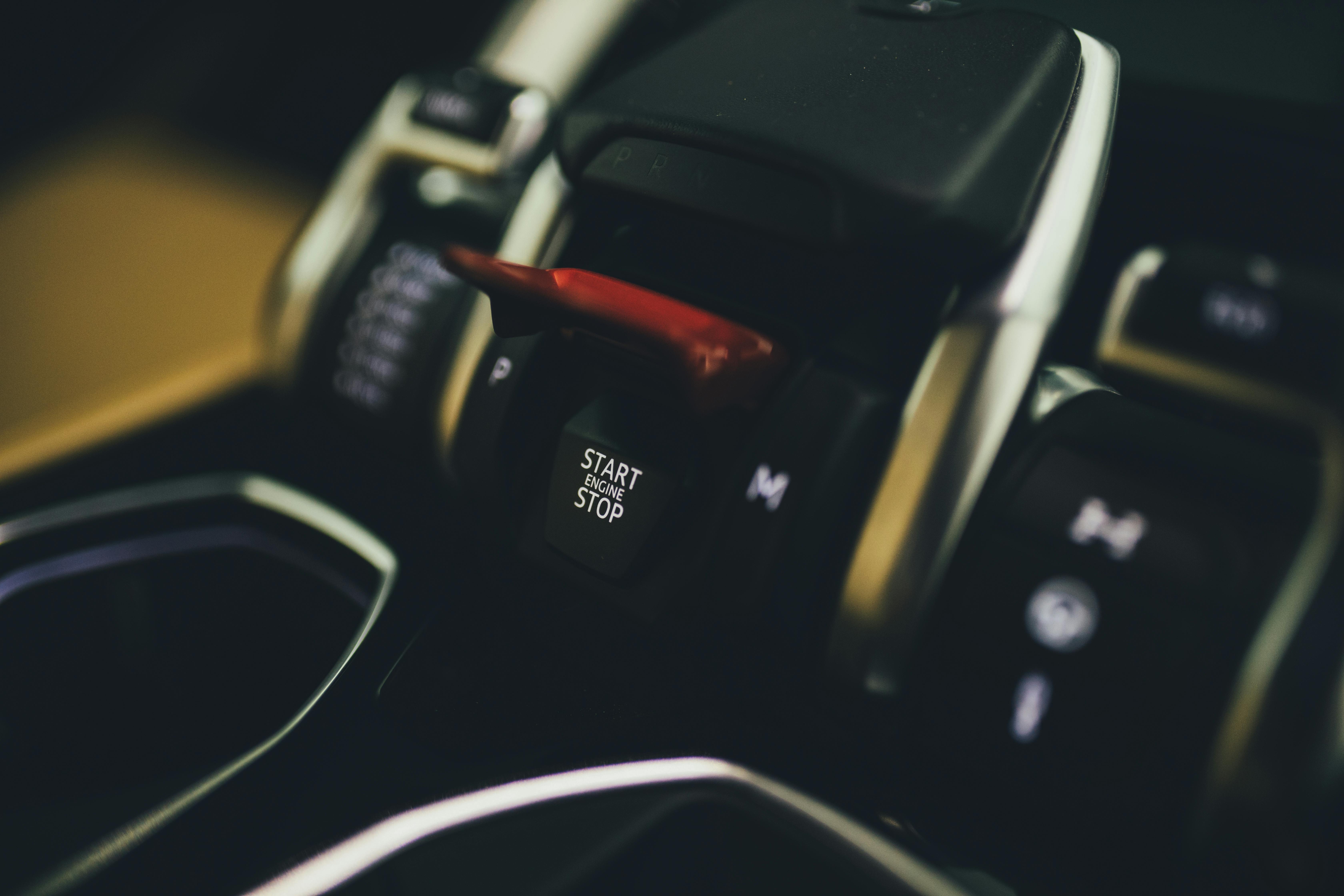 Start Engine Button in Lamborghini Urus · Free Stock Photo