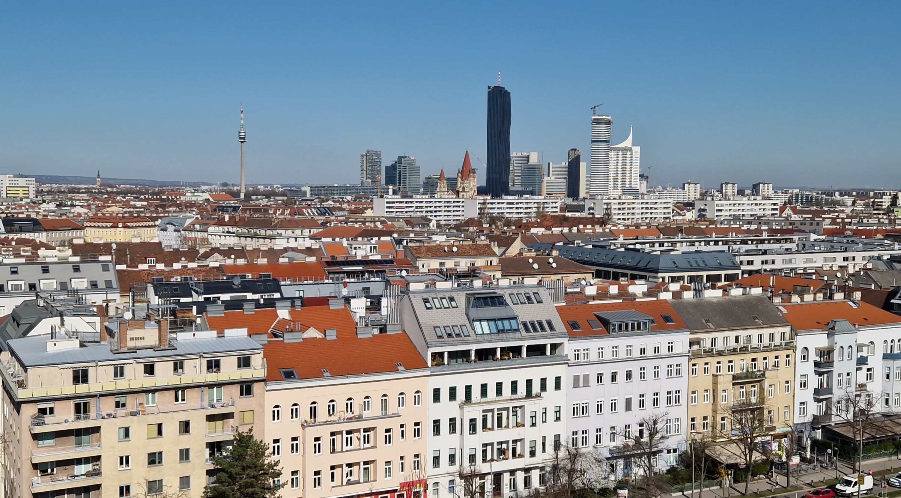 Drone Shot of Vienna City · Free Stock Photo