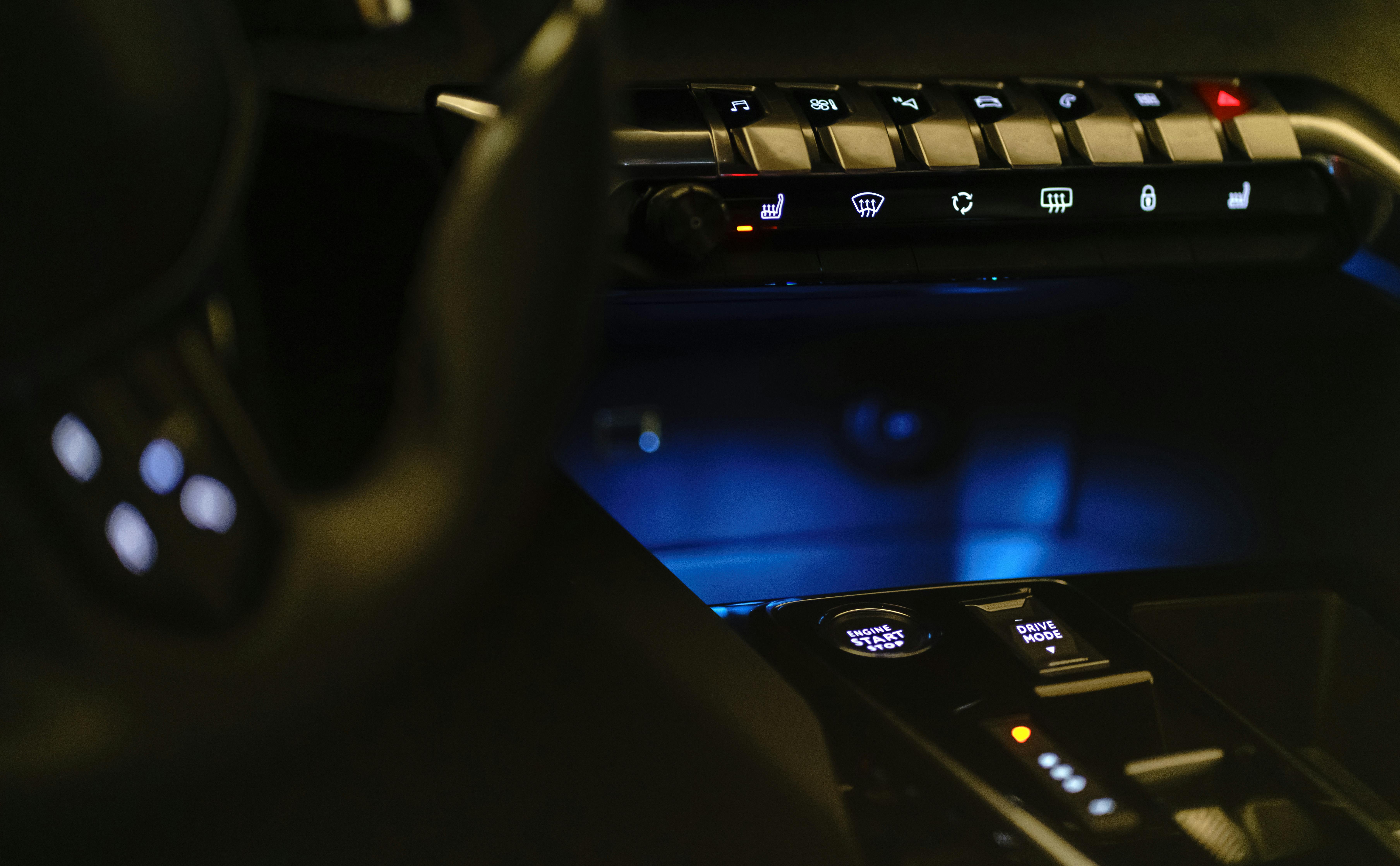 Dashboard in a Car in the Dark · Free Stock Photo
