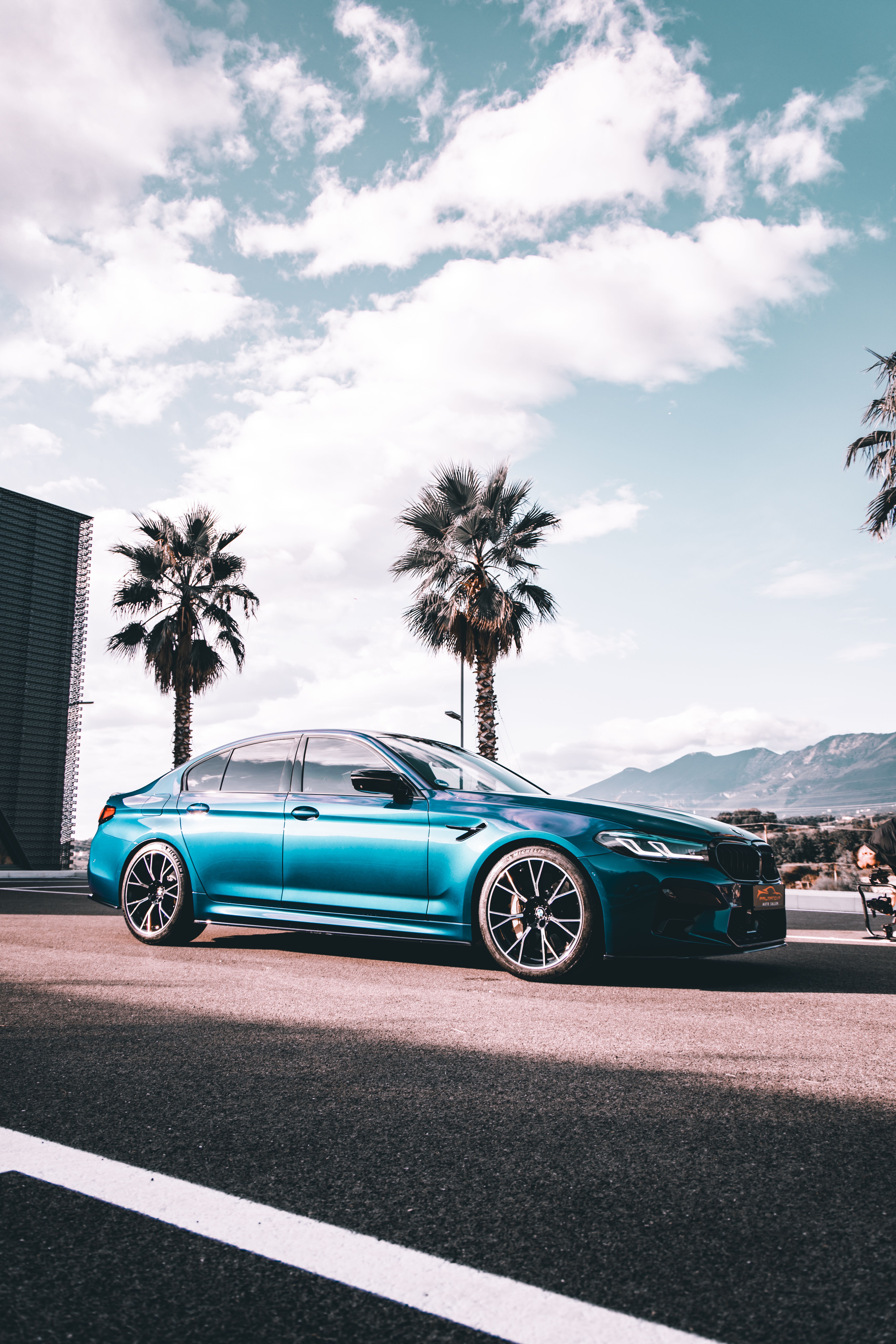 White BMW M5 · Free Stock Photo