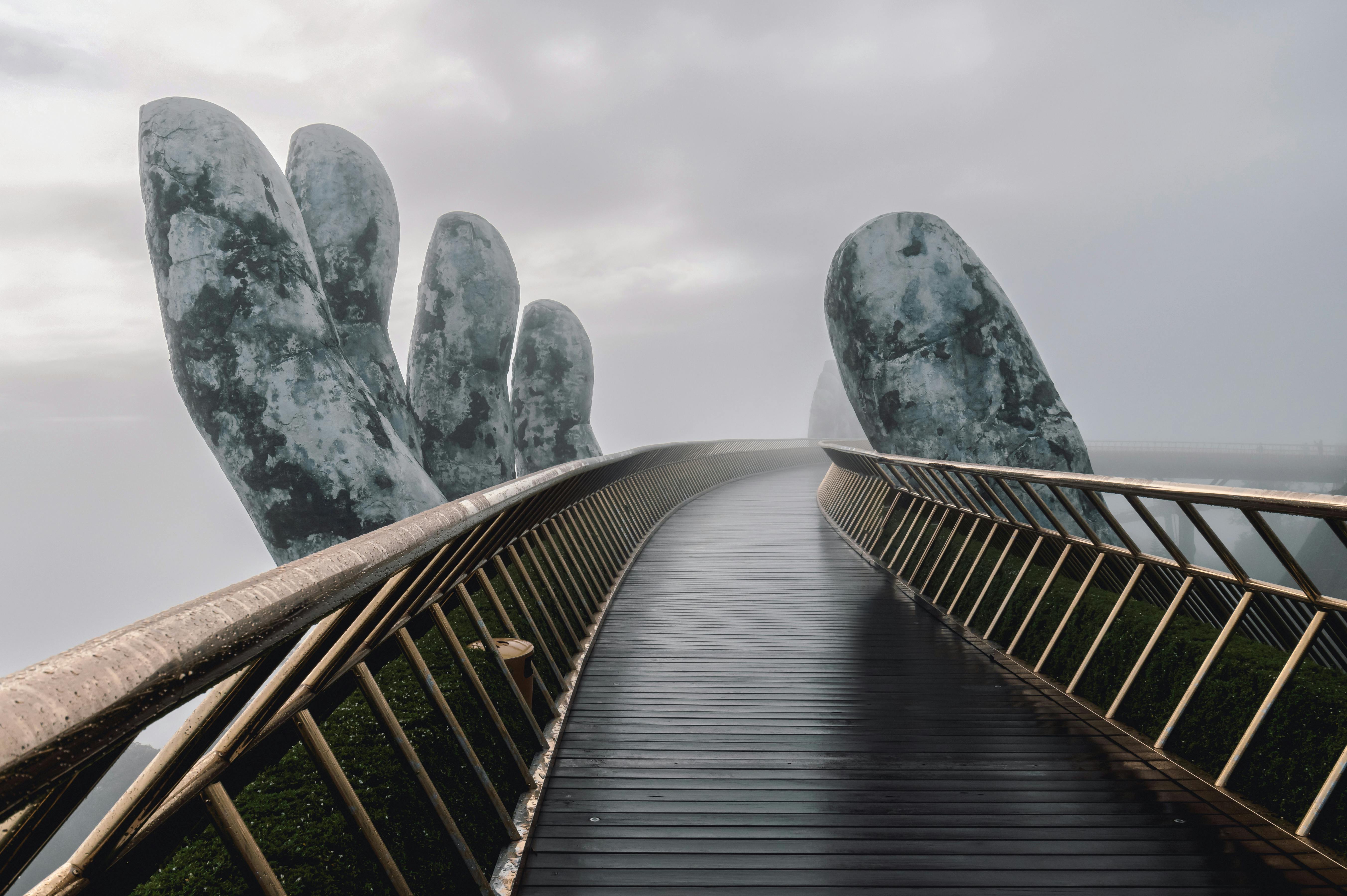 Golden Hand Bridge · Free Stock Photo
